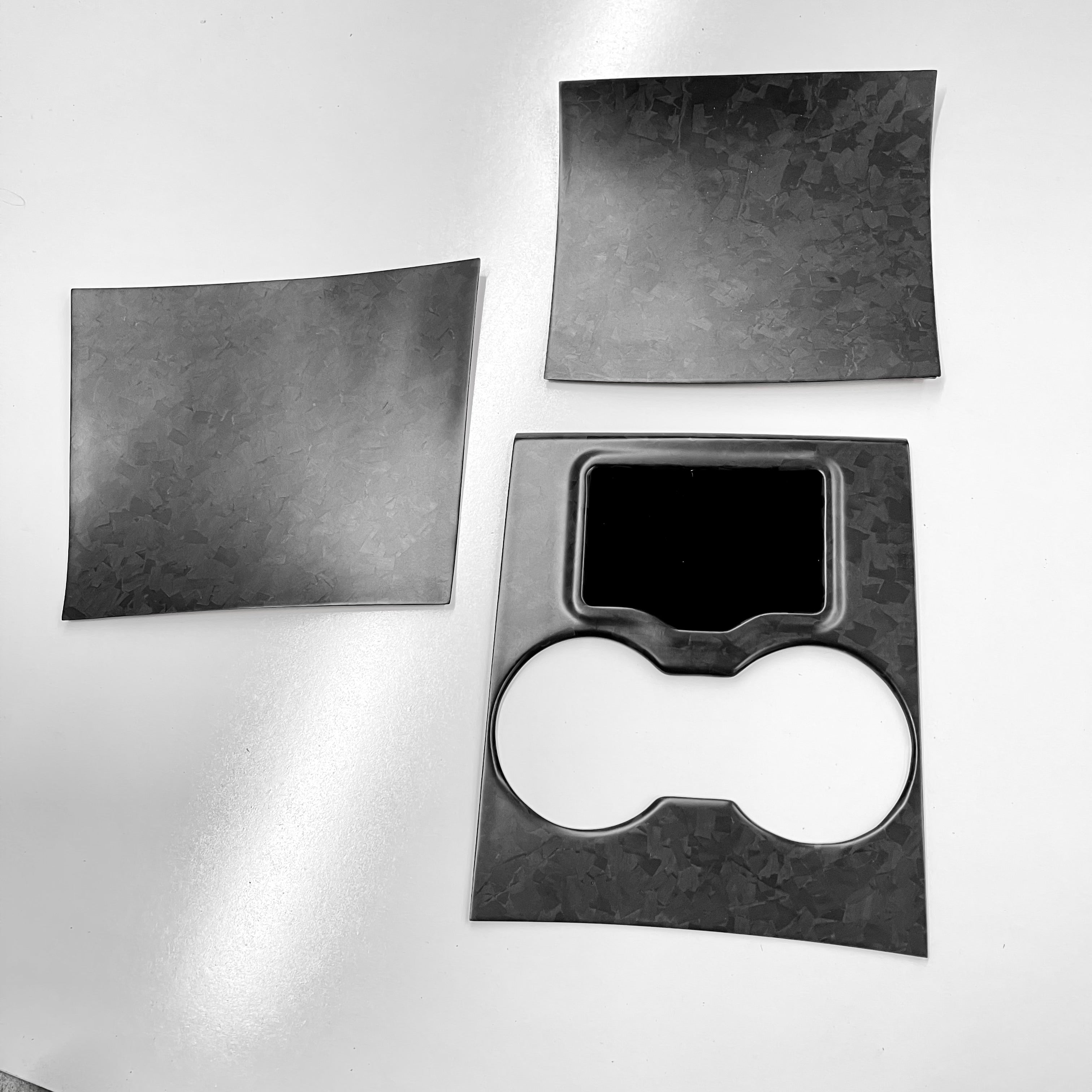 Model 3 & Y Center Console Overlay (Gen. 1) - Real Forged Carbon Fiber ...