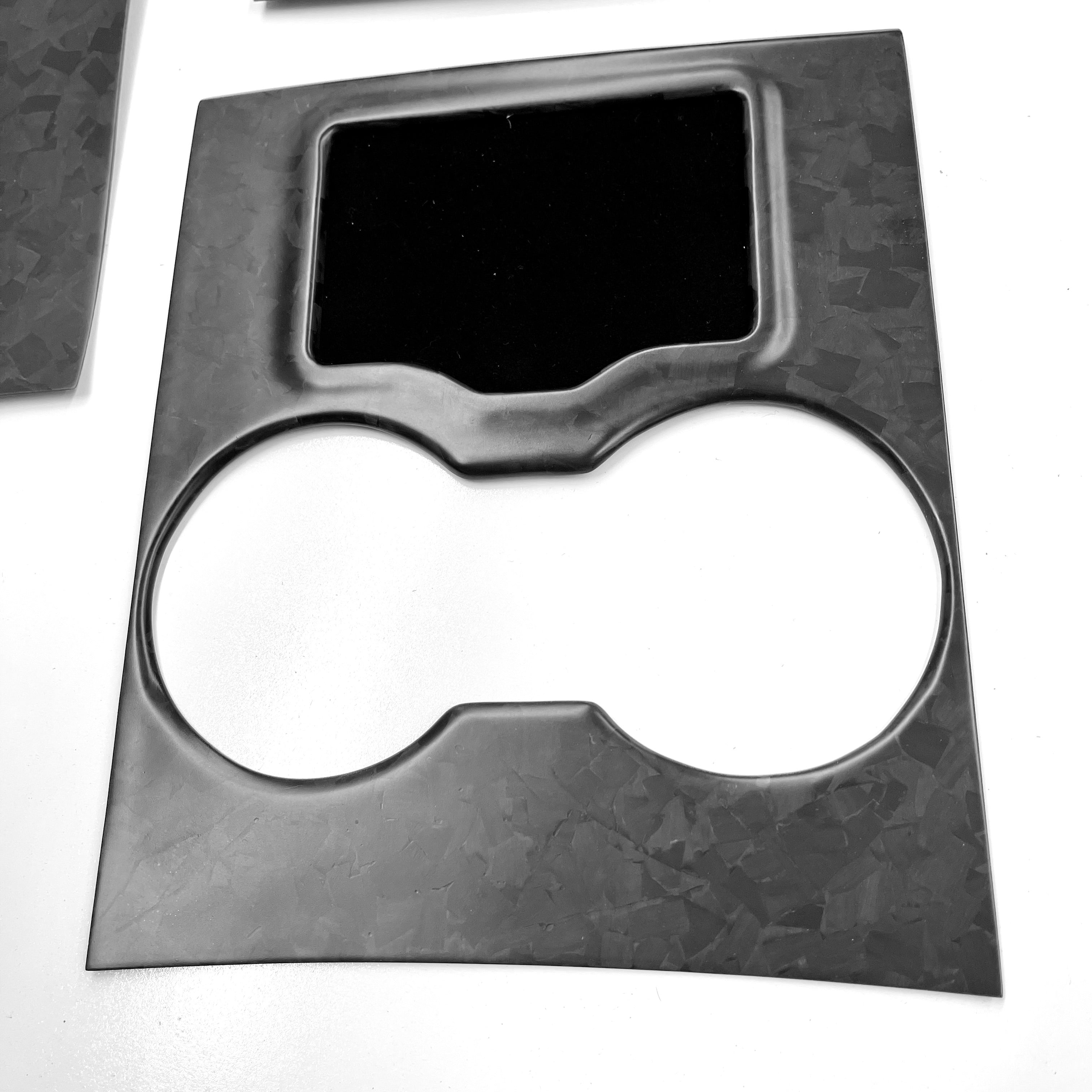 Model 3 & Y Center Console Overlay (Gen. 1) - Real Forged Carbon Fiber ...