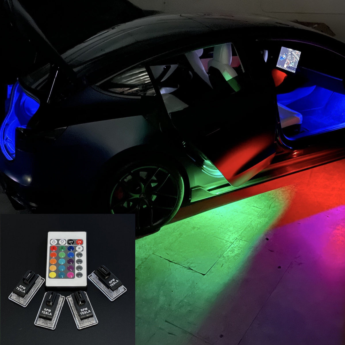 Model S3XY* Wireless Color Selecting LED RGB Lighting Upgrade Kits ...