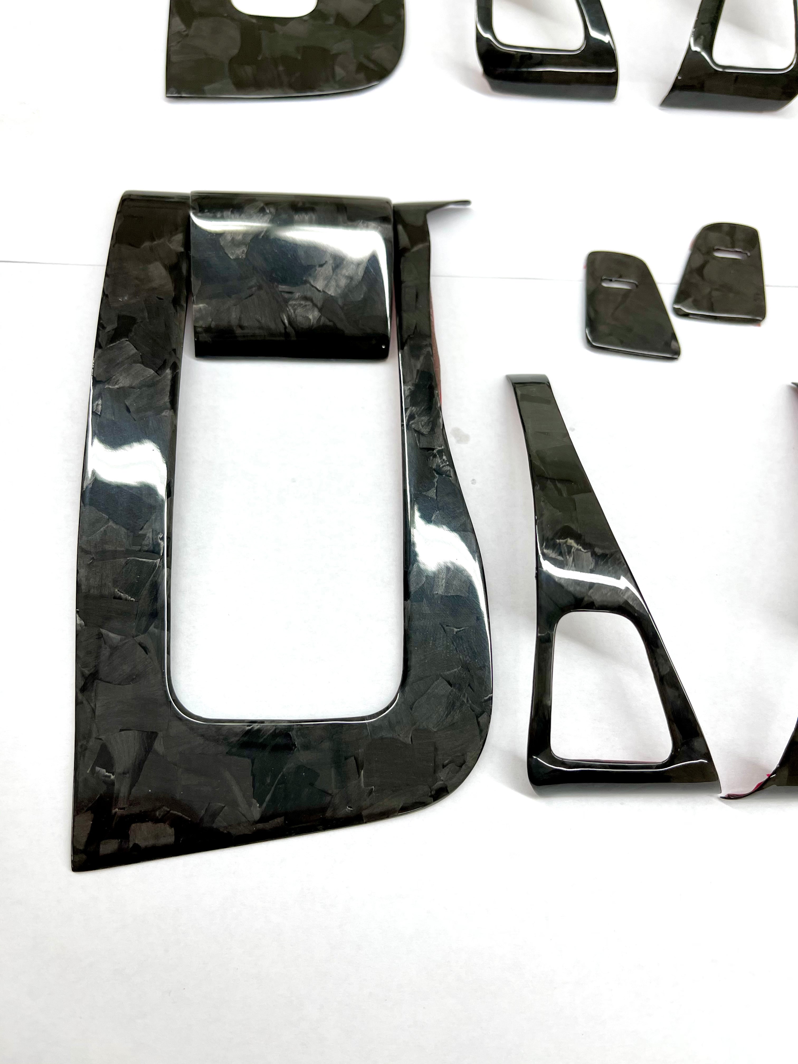 Model 3 Window & Door Switch Kit (10 Pieces) - Real Forged Carbon Fibe ...