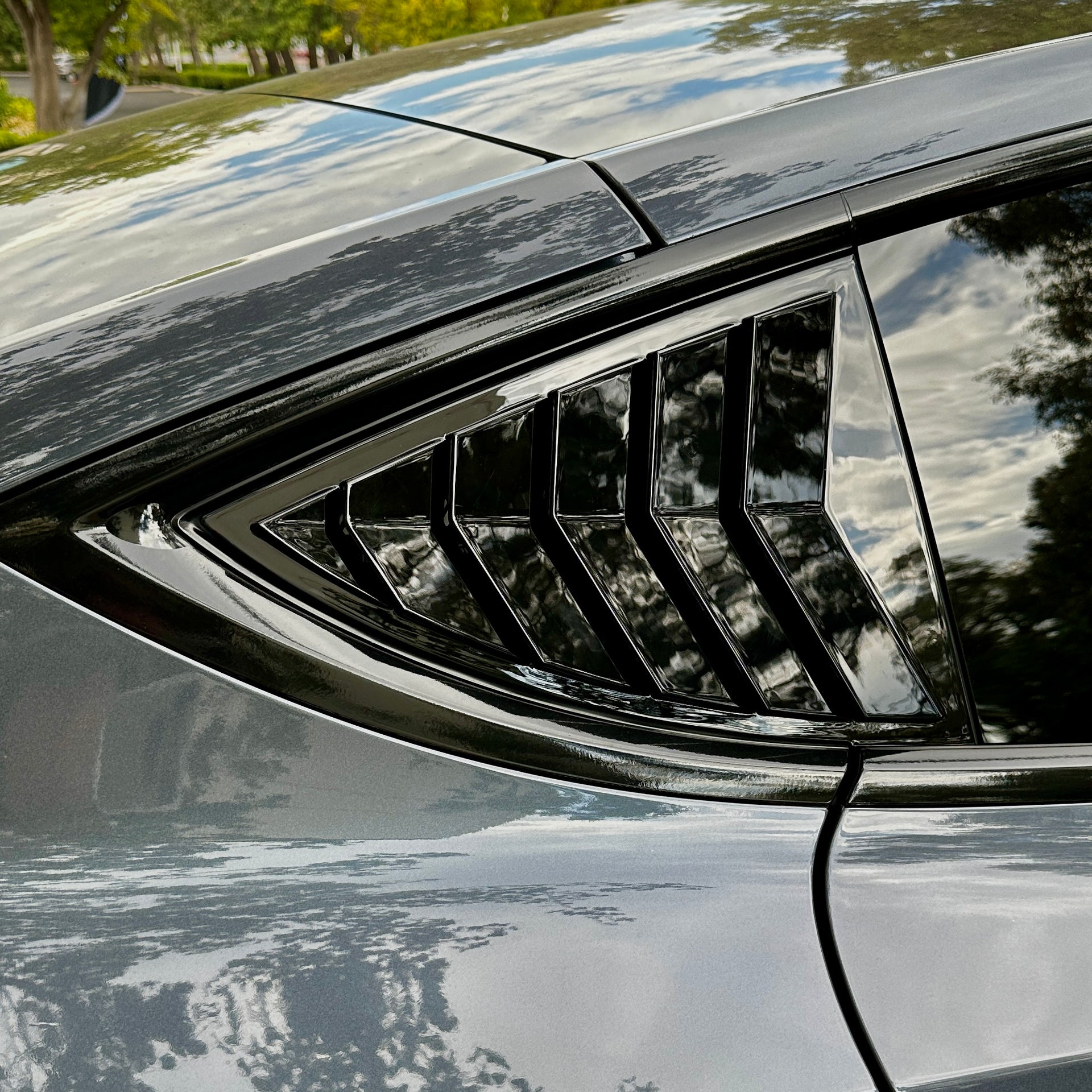 2020+ | Model Y Rear Quarter Window Louver Covers (1 Pair) - Variety ...