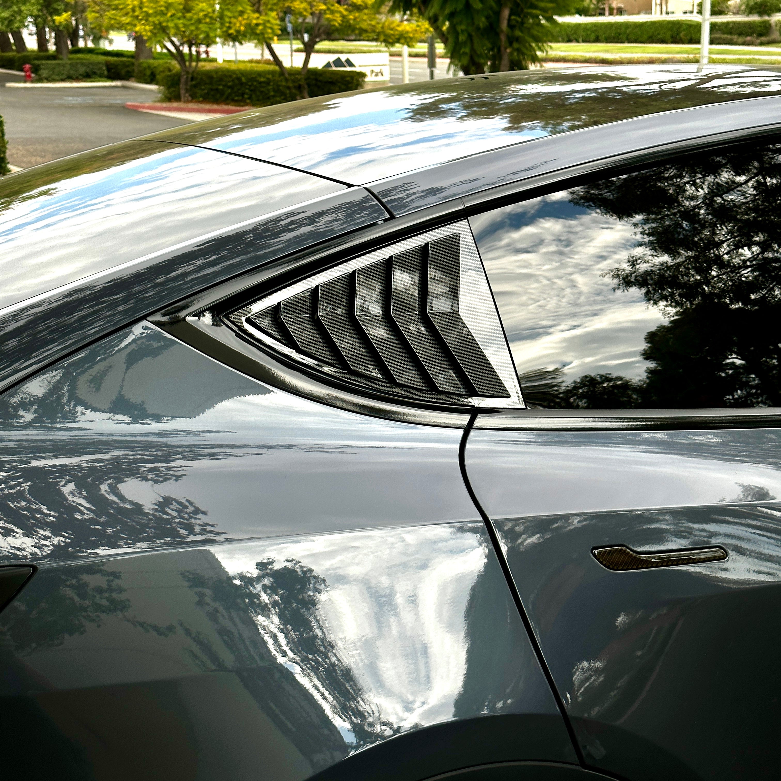 2020+ | Model Y Rear Quarter Window Louver Covers (1 Pair) - Variety ...