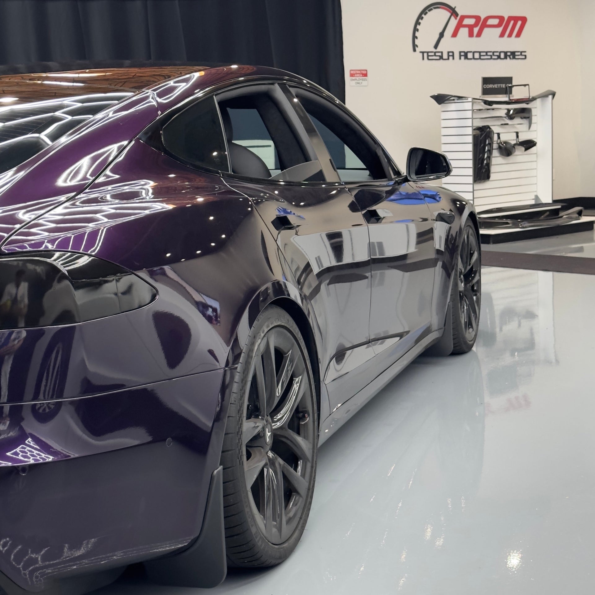 2021+ | Model S Plaid & Long Range Mud Flaps - Screwless (Set of 4 ...