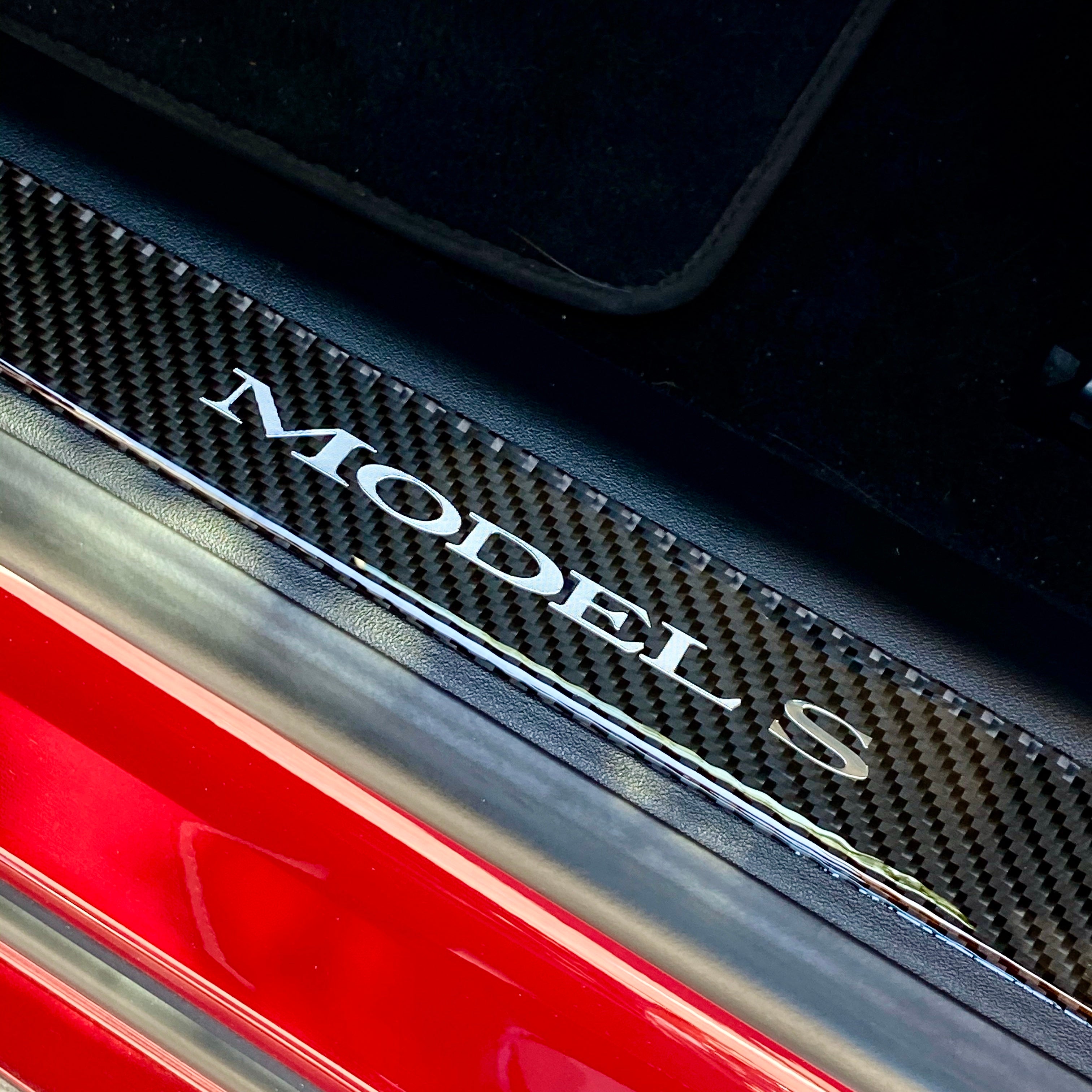 2015-2020 | Model S Front Door Sill Covers (1 Pair) - Flexible Urethan ...