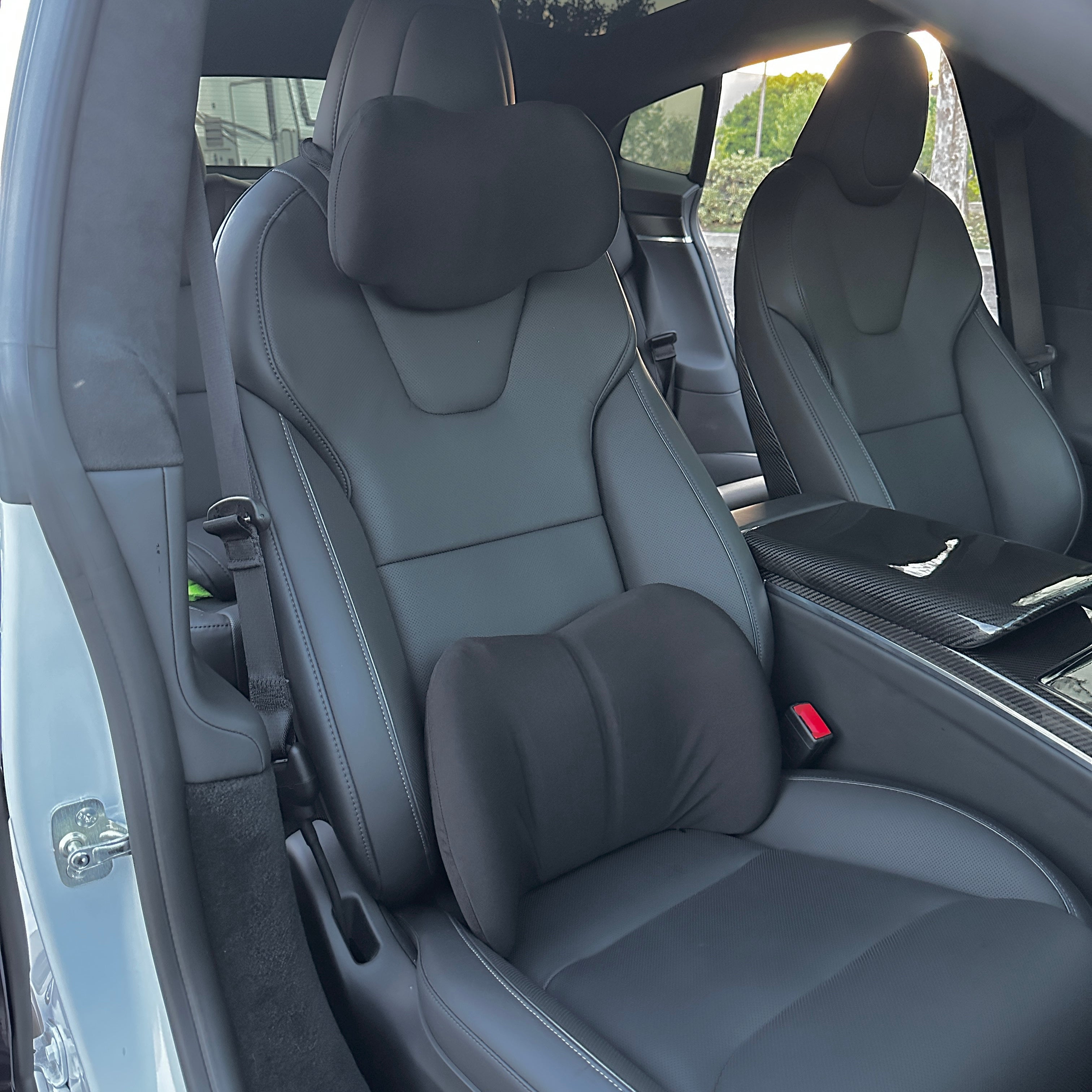 Headrest & Lumbar Support Pillow Ultra-Soft Memory Foam - Variety ...