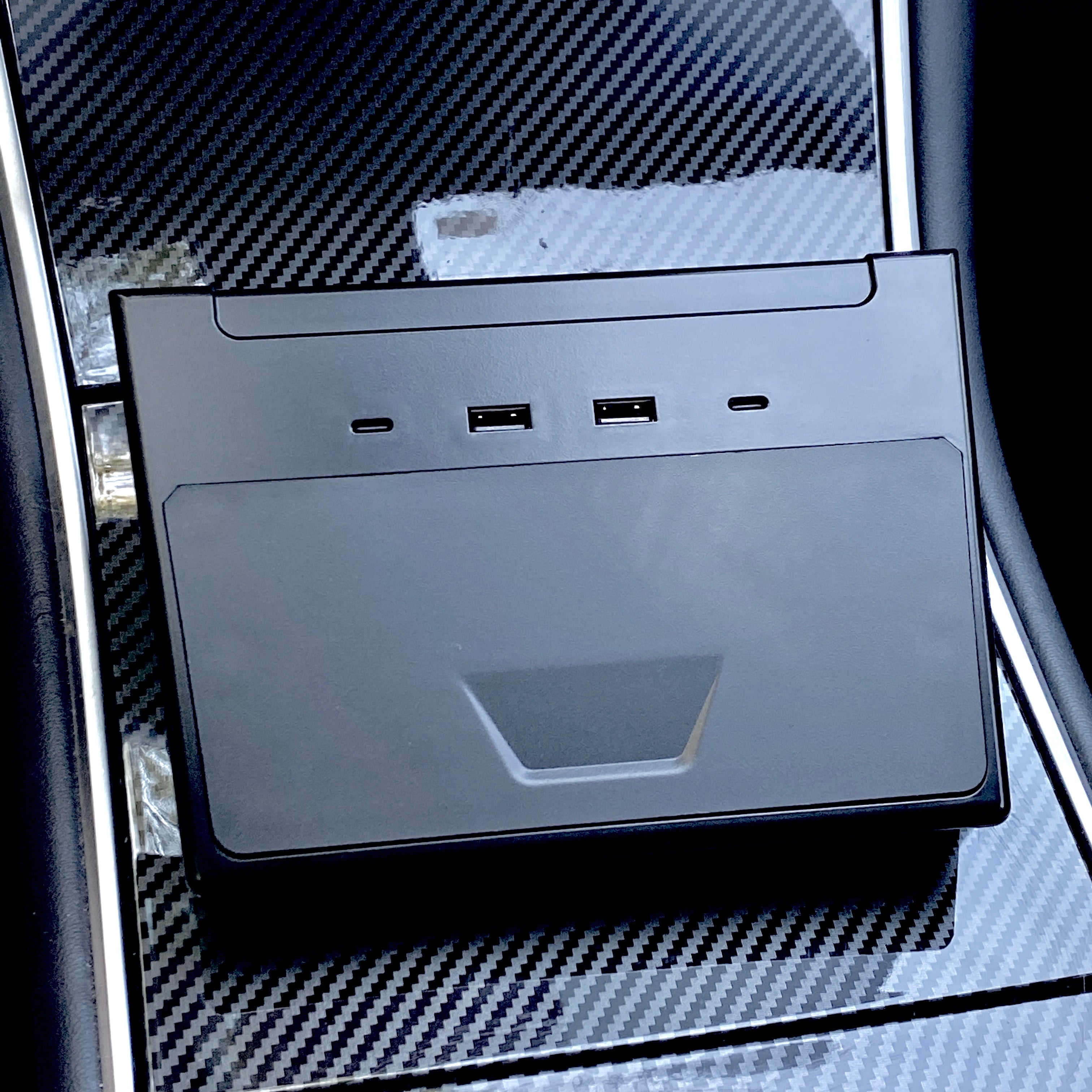 Model 3 & Y Charging Port Dock for Center Consoles - Version 2 USB-C+A ...