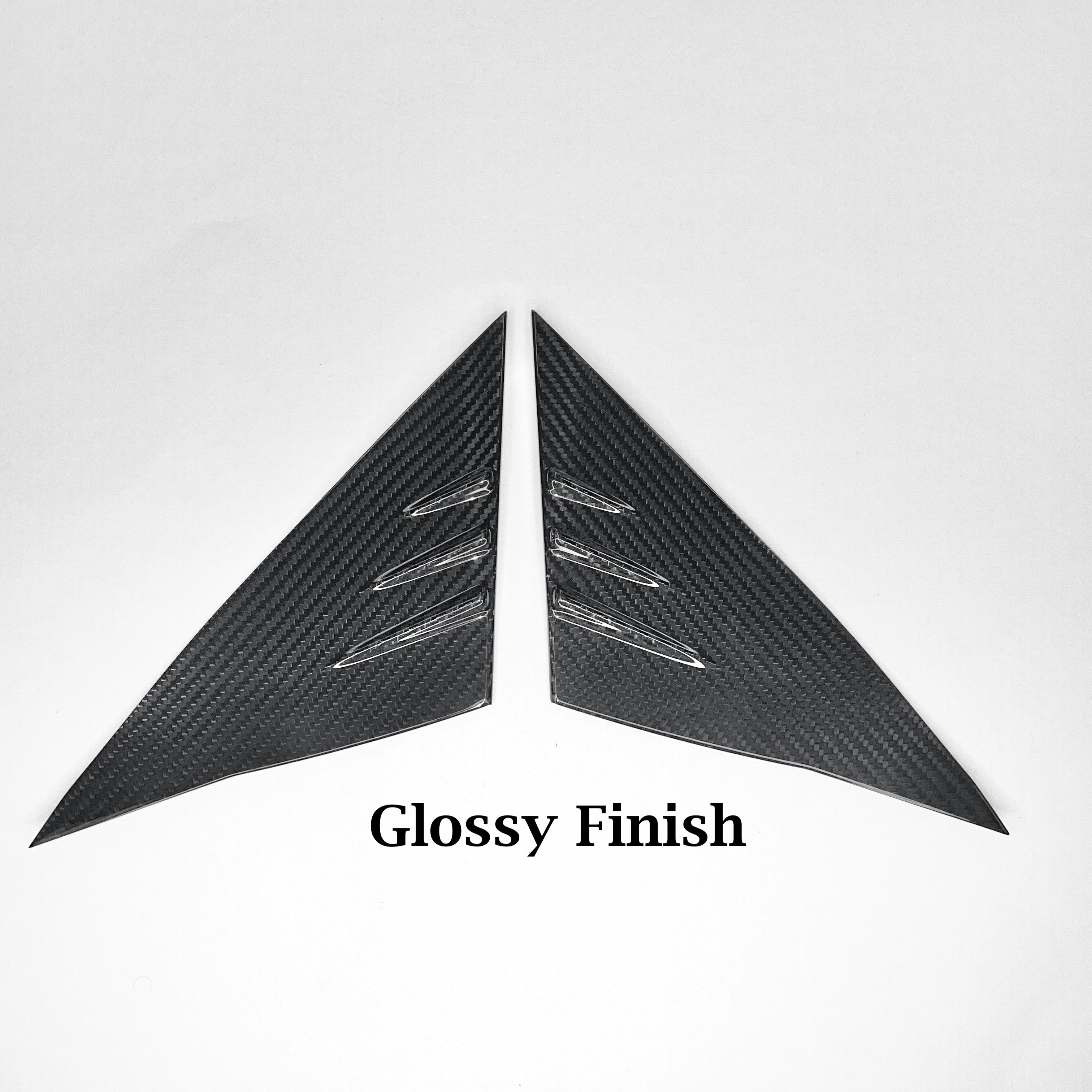 Model 3 A-Pillar Accent Overlays (1 Pair) - Real Molded Carbon Fiber ...