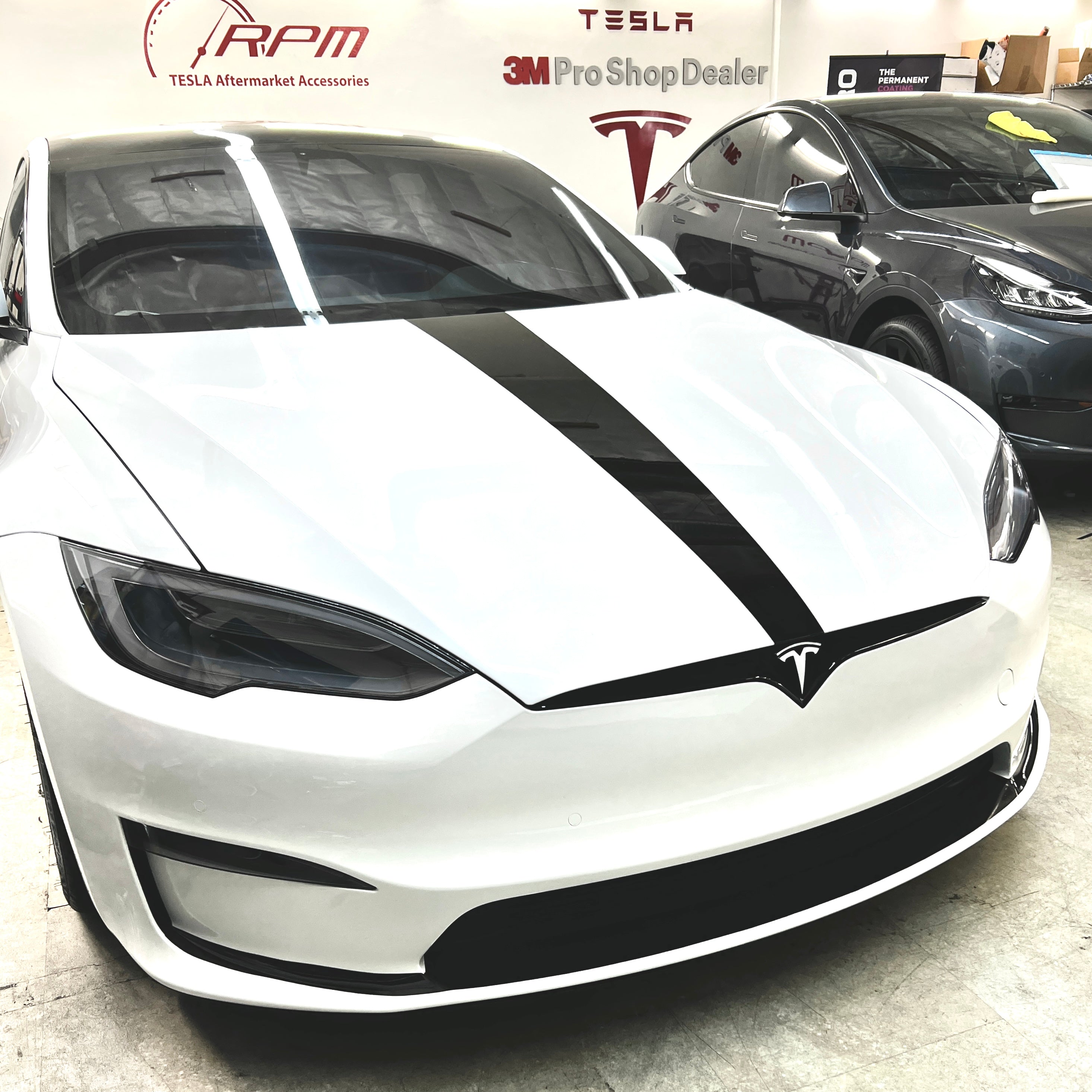 2021+ | Model S Front Bumper Apron - 3M Vinyl Applique – RPM TESLA ...