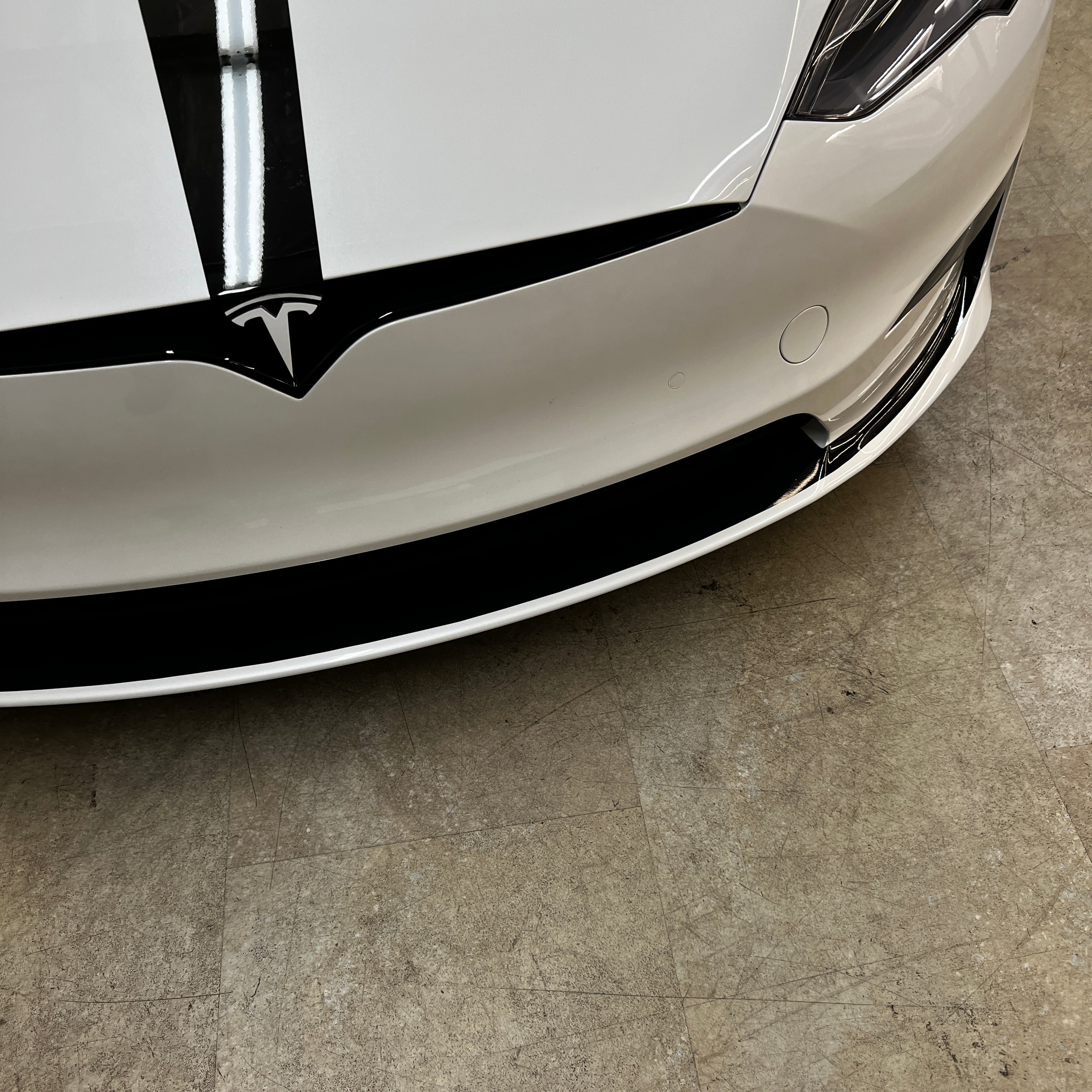 2021+ | Model S Front Bumper Apron - 3M Vinyl Applique – RPM TESLA ...