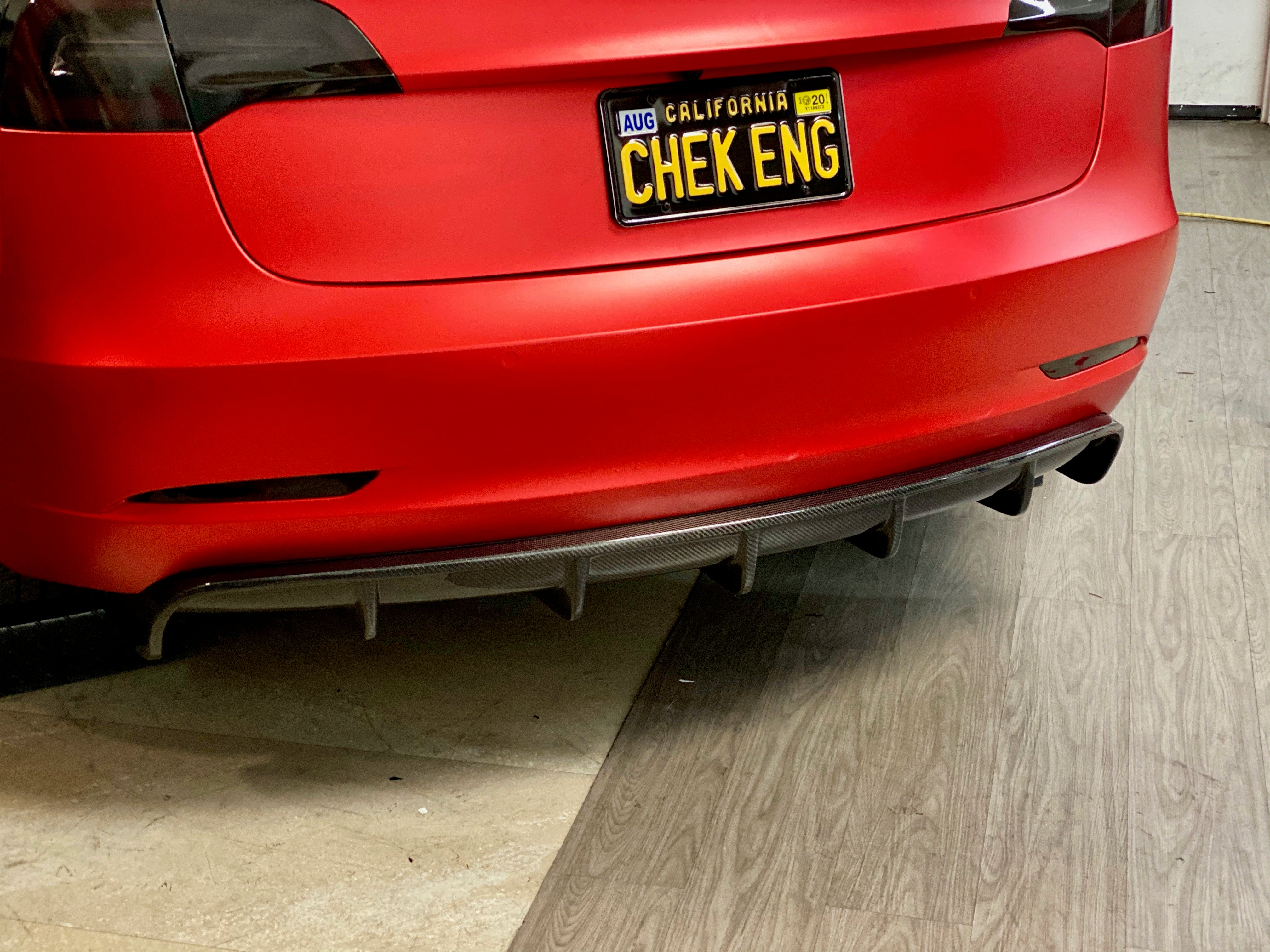 Model 3 Aero Kit Carbon Fiber Kit – RPM TESLA Aftermarket Accessories