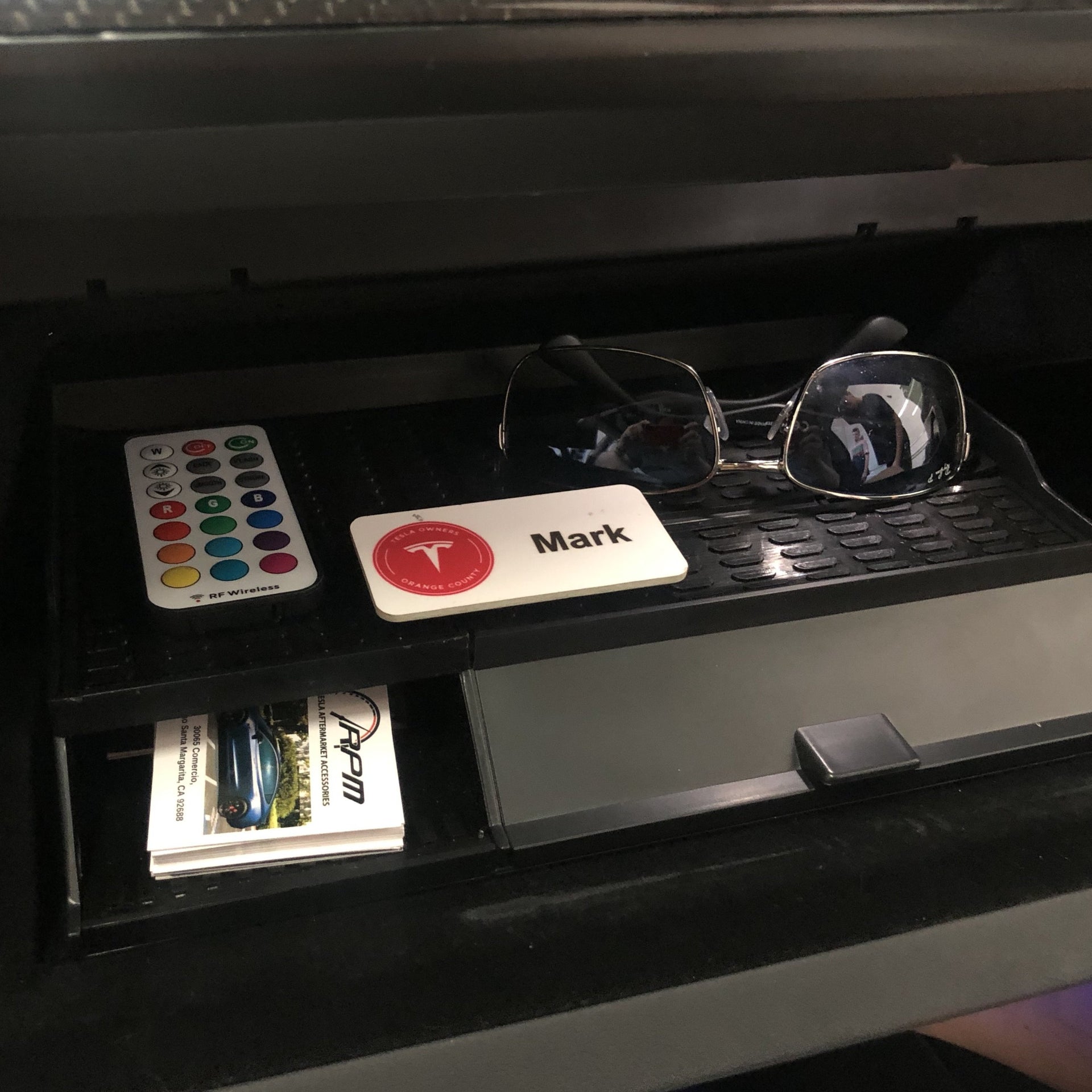 Model 3 & Y Glovebox Organization Tray – RPM TESLA Aftermarket Accessories