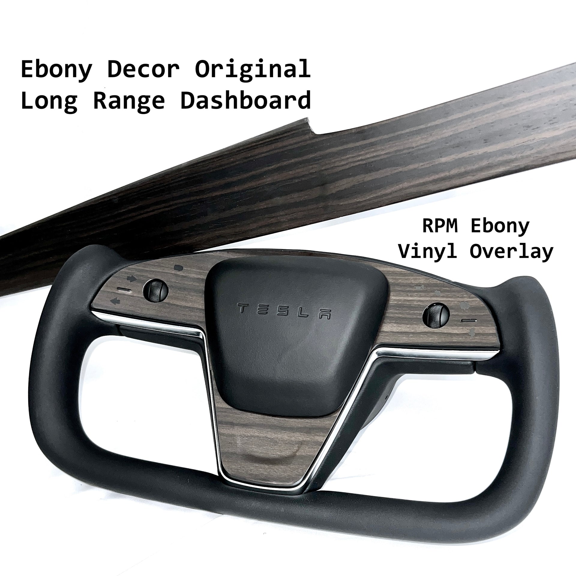 2021-2023 Model S & X Yoke Steering Wheel 3M Vinyl Accent Wraps – RPM ...
