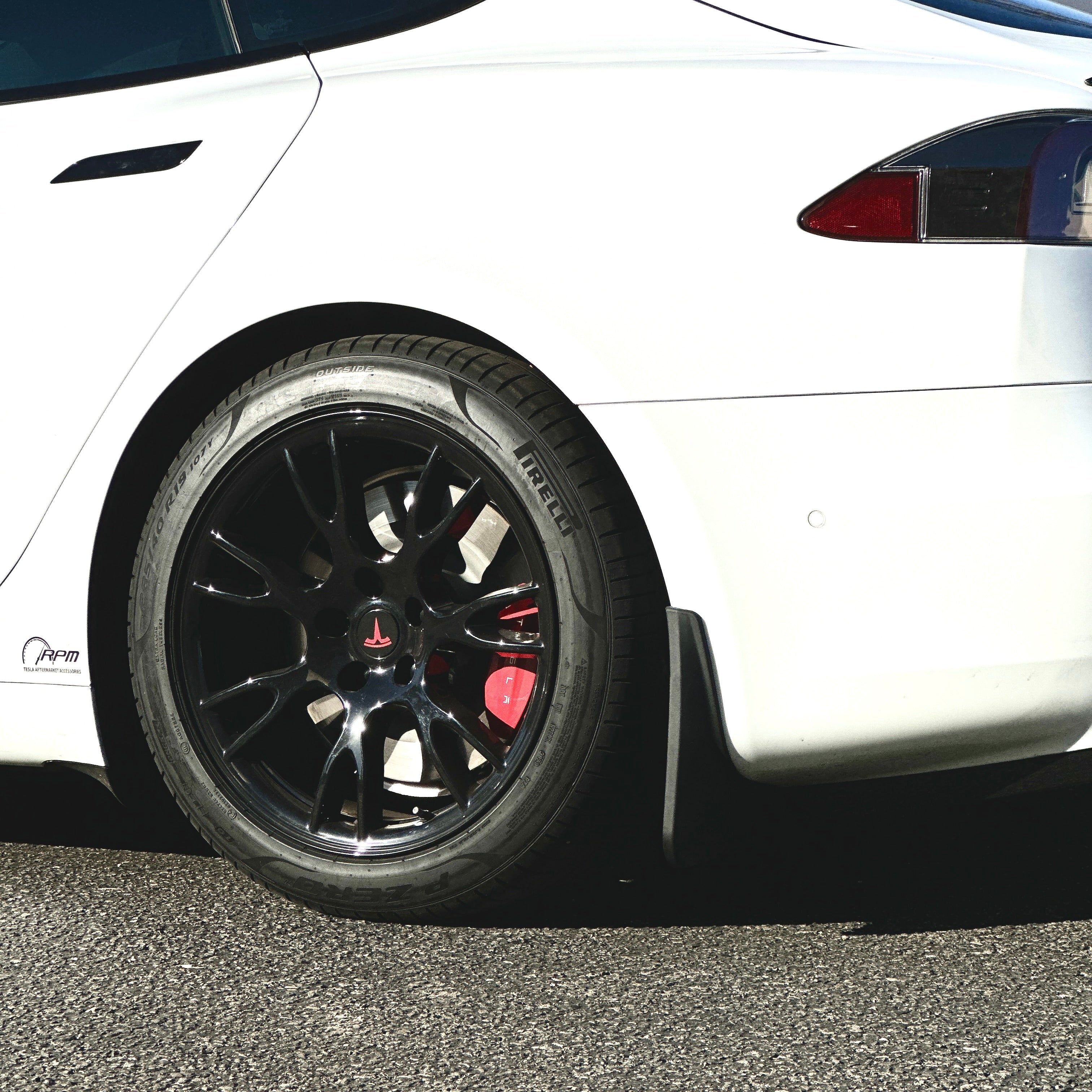 2021+ | Model S Plaid & Long Range Mud Flaps - Screwless (Set of 4 ...
