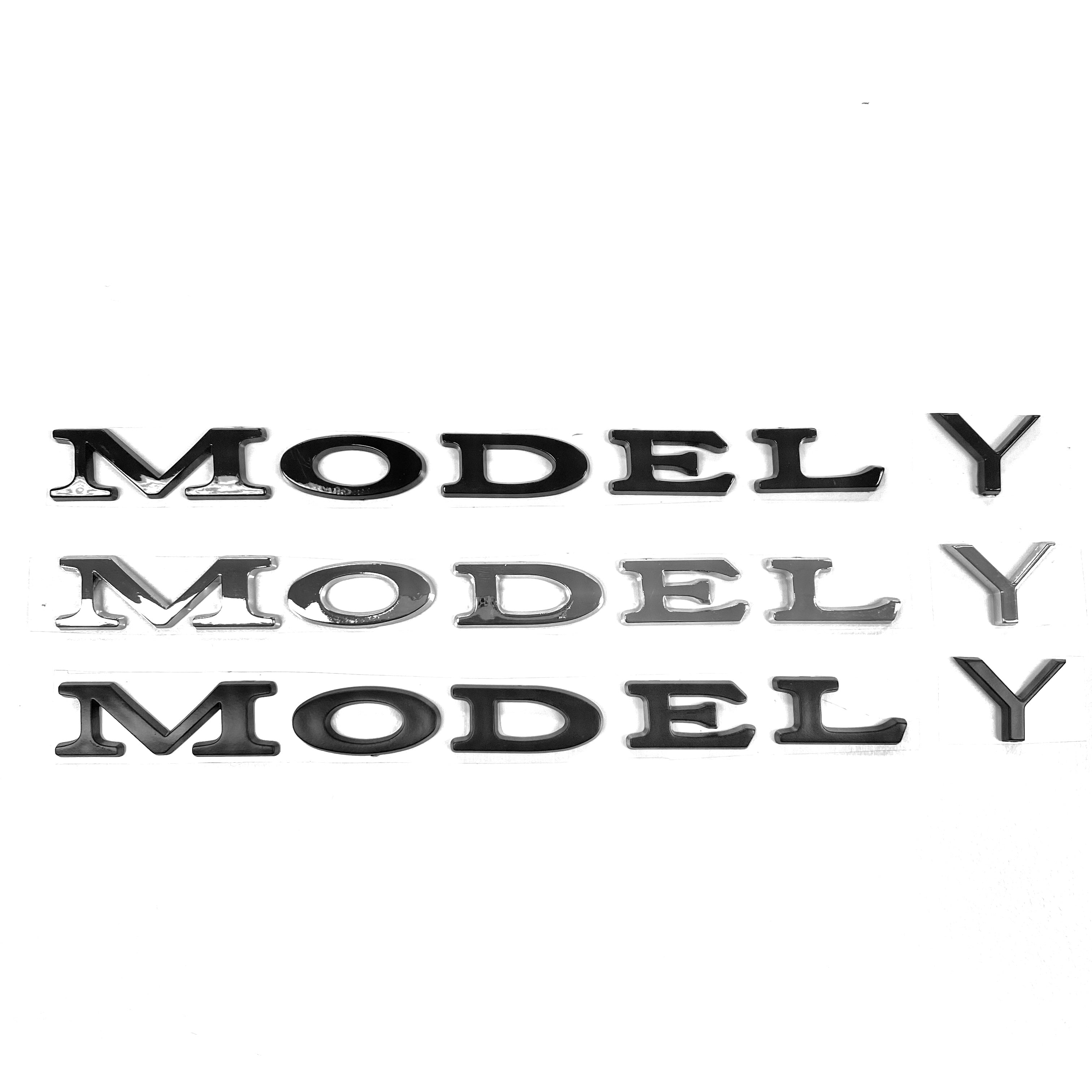Model Y Emblem Badges – RPM TESLA Aftermarket Accessories