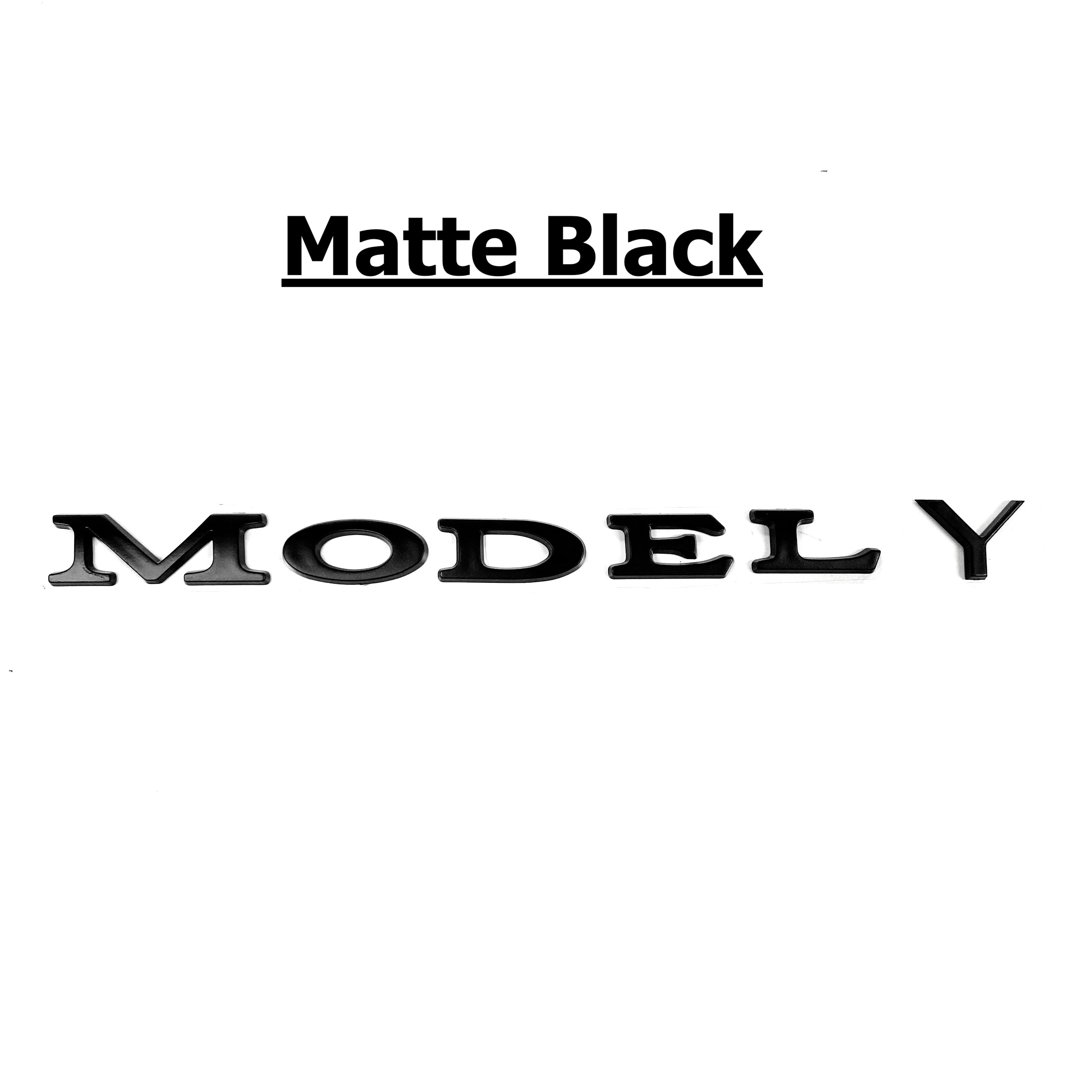 Model Y Emblem Badges – RPM TESLA Aftermarket Accessories