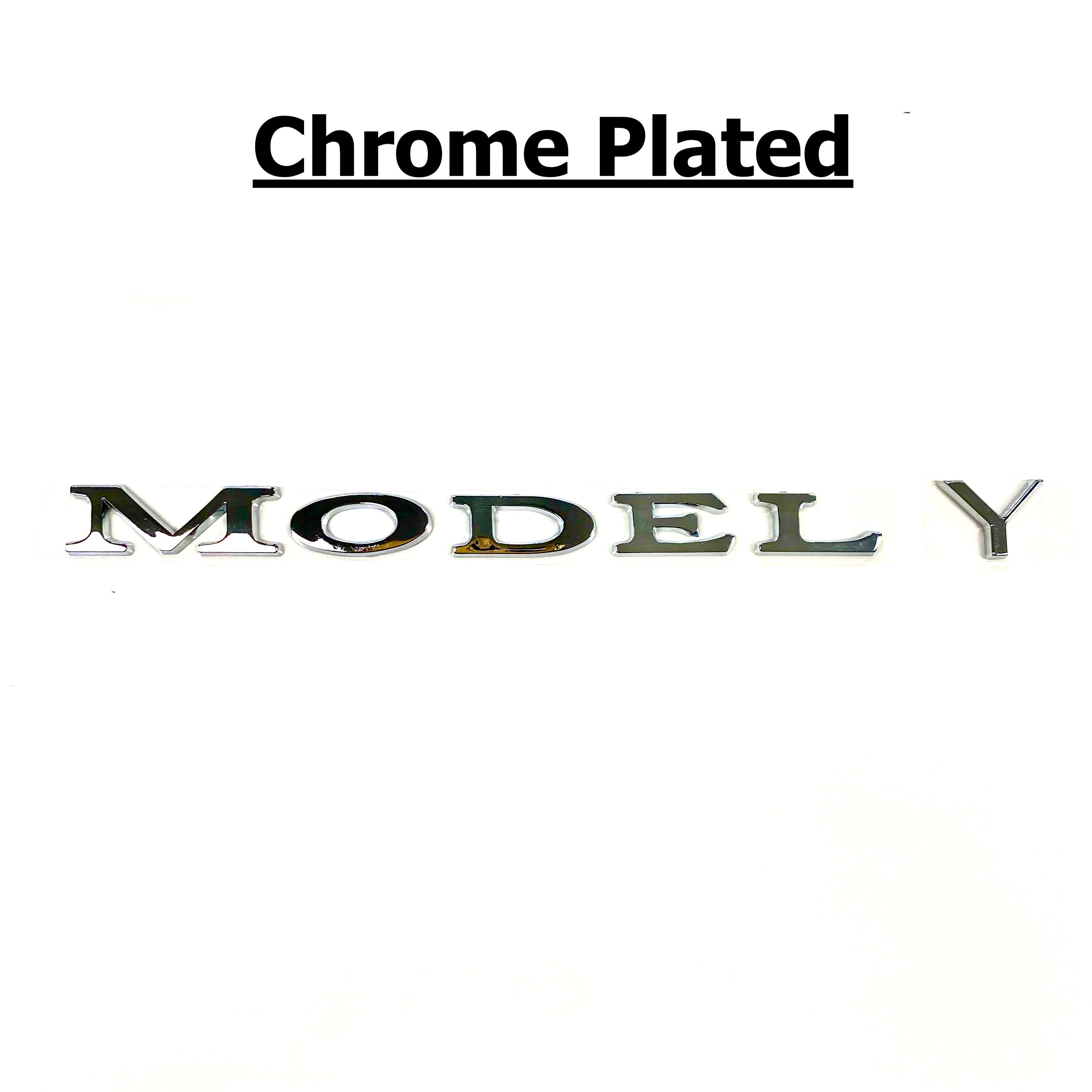 Model Y Emblem Badges – RPM TESLA Aftermarket Accessories