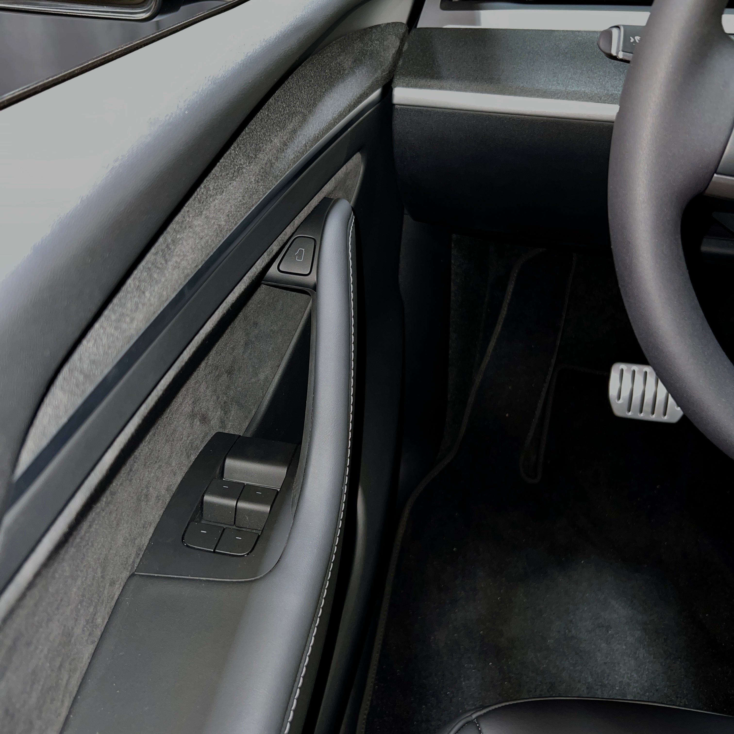 Model 3 & Y Alcantara Dashboard & Door Panel Combo Replacement Kit (3 ...
