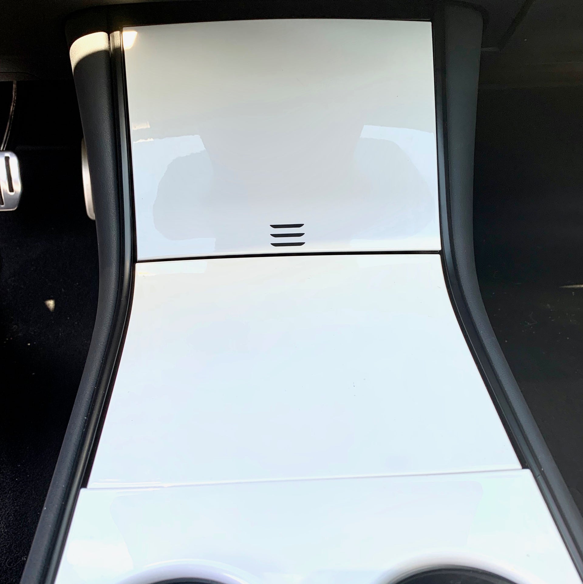 Model 3 & Y Center Console Cap ABS (Gen. 1) - White Pearl Painted – RPM ...