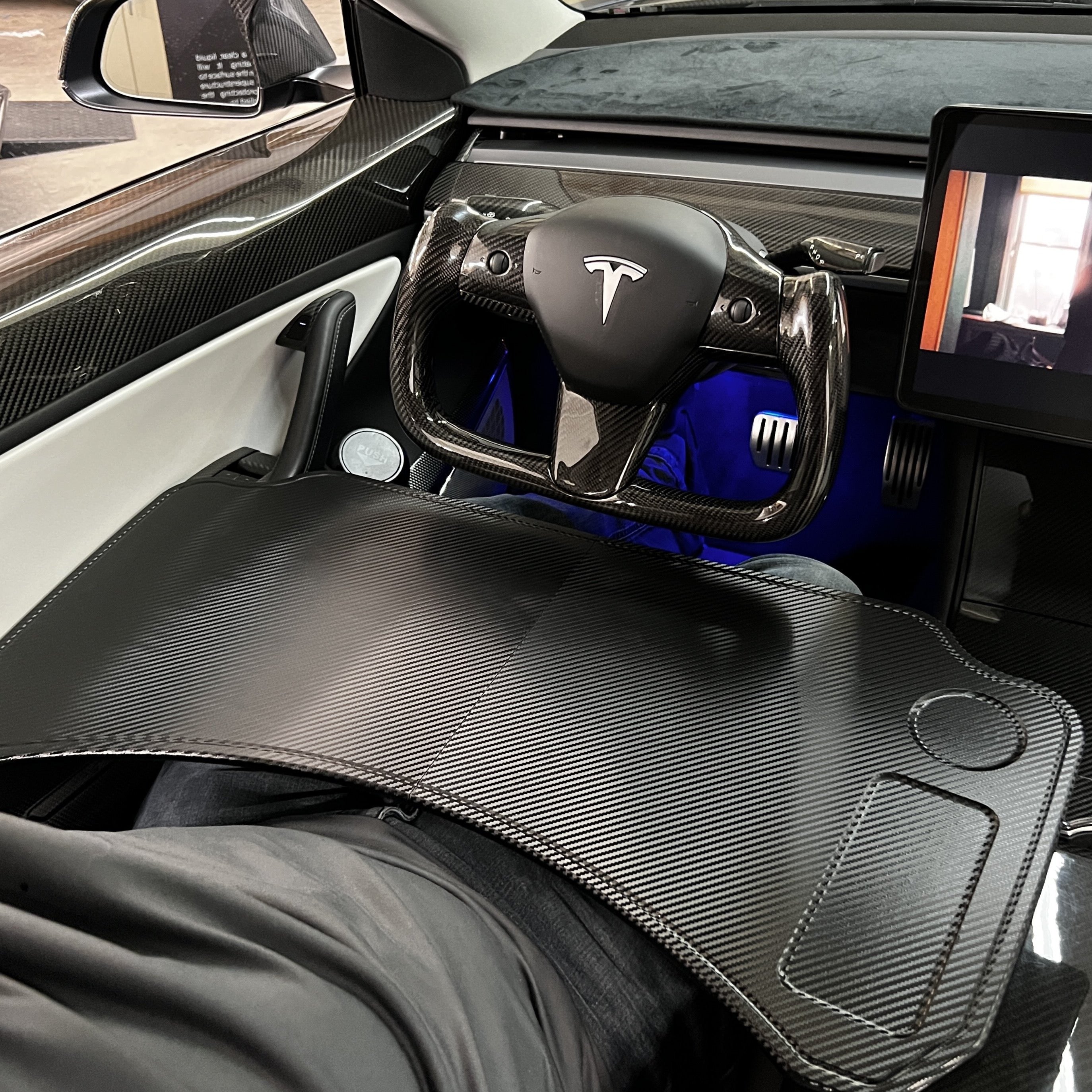 TESLA Workstation Desk – RPM TESLA Aftermarket Accessories