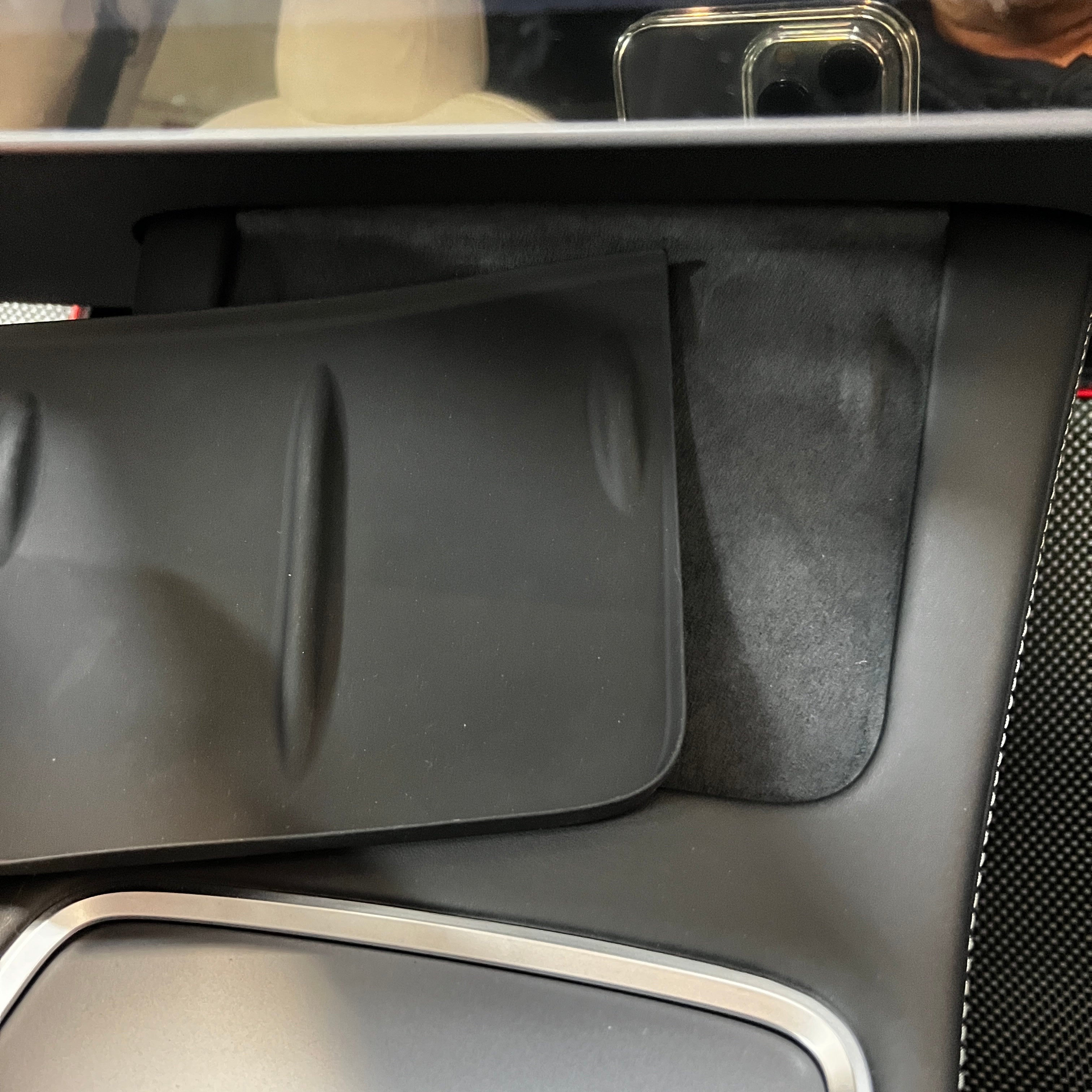 Model 3 & Y Charging Dock Silicone Rubber Liner (Gen. 2) - Black or Wh ...