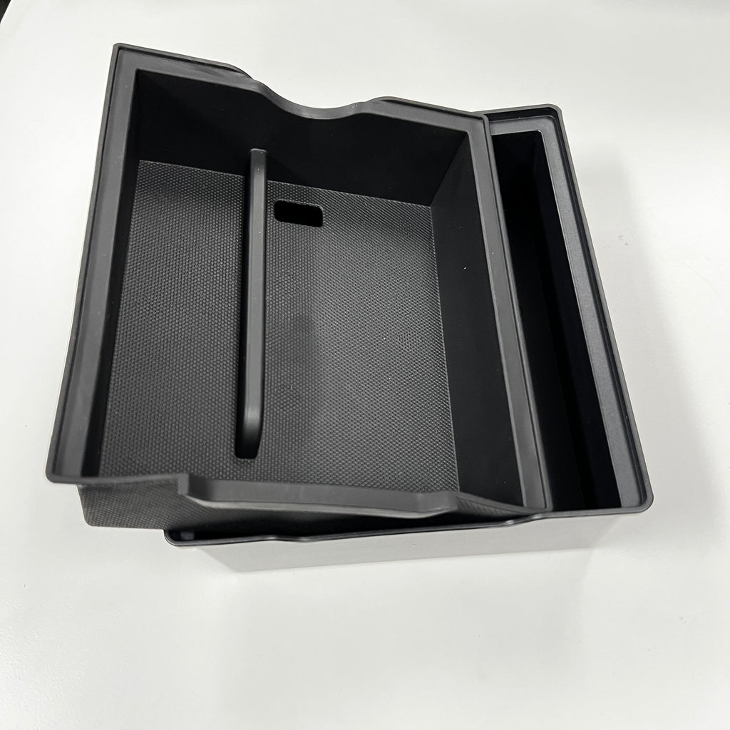 Model 3 & Y Lined Center Console Sliding Tray with Access Hole (Gen. 2 ...