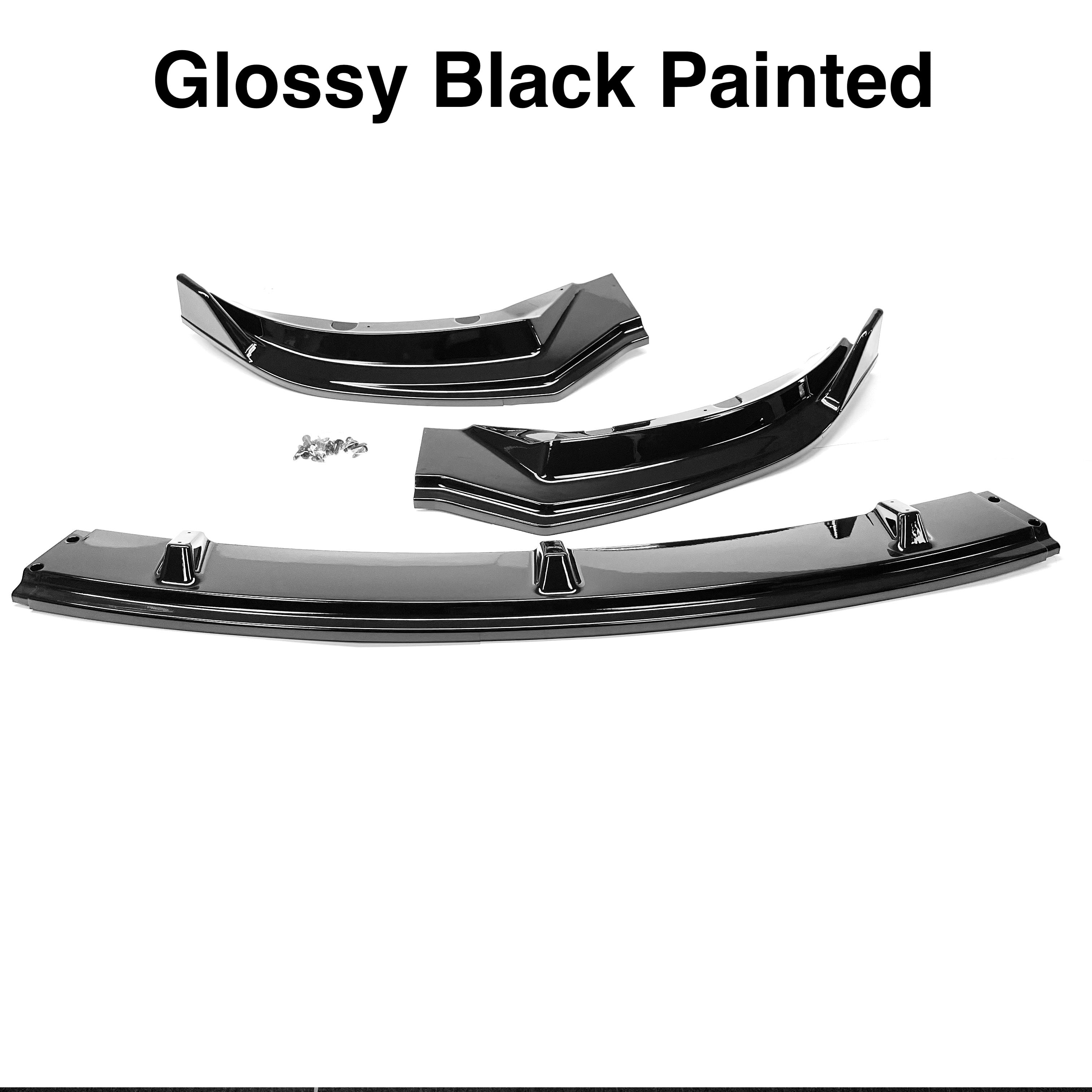 2017-2023 | Model 3 Front Lip Spoiler ABS Plastic (3 Pieces) - Variety ...