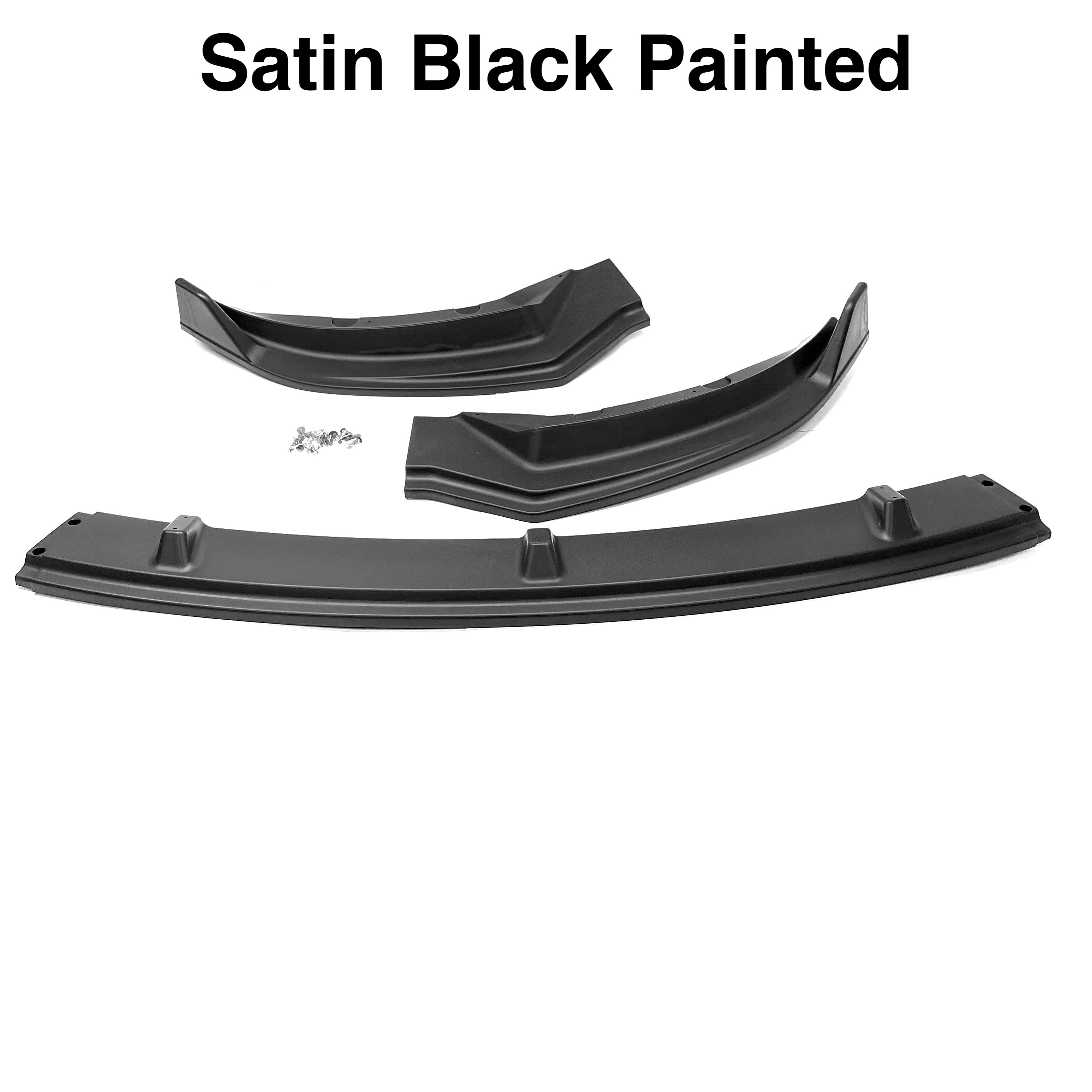 2017-2023 | Model 3 Front Lip Spoiler ABS Plastic (3 Pieces) - Variety ...