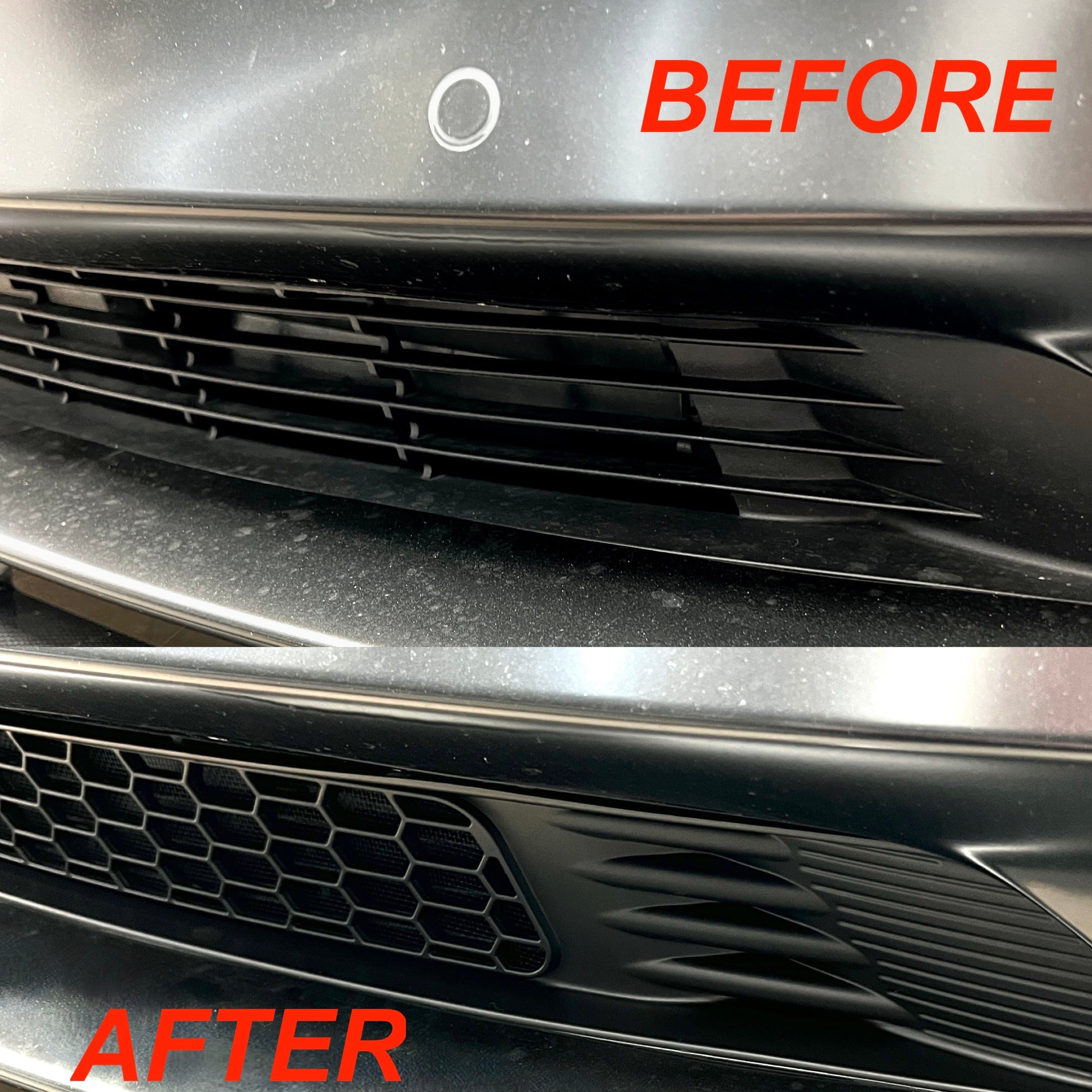 Model 3 Radiator Protective Mesh Grill Panel (2 Pieces) - Black – RPM ...