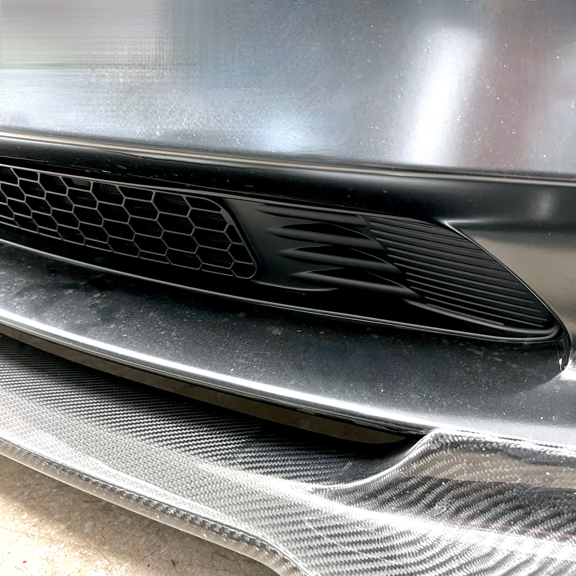 Model 3 Radiator Protective Mesh Grill Panel (2 Pieces) - Black – RPM ...