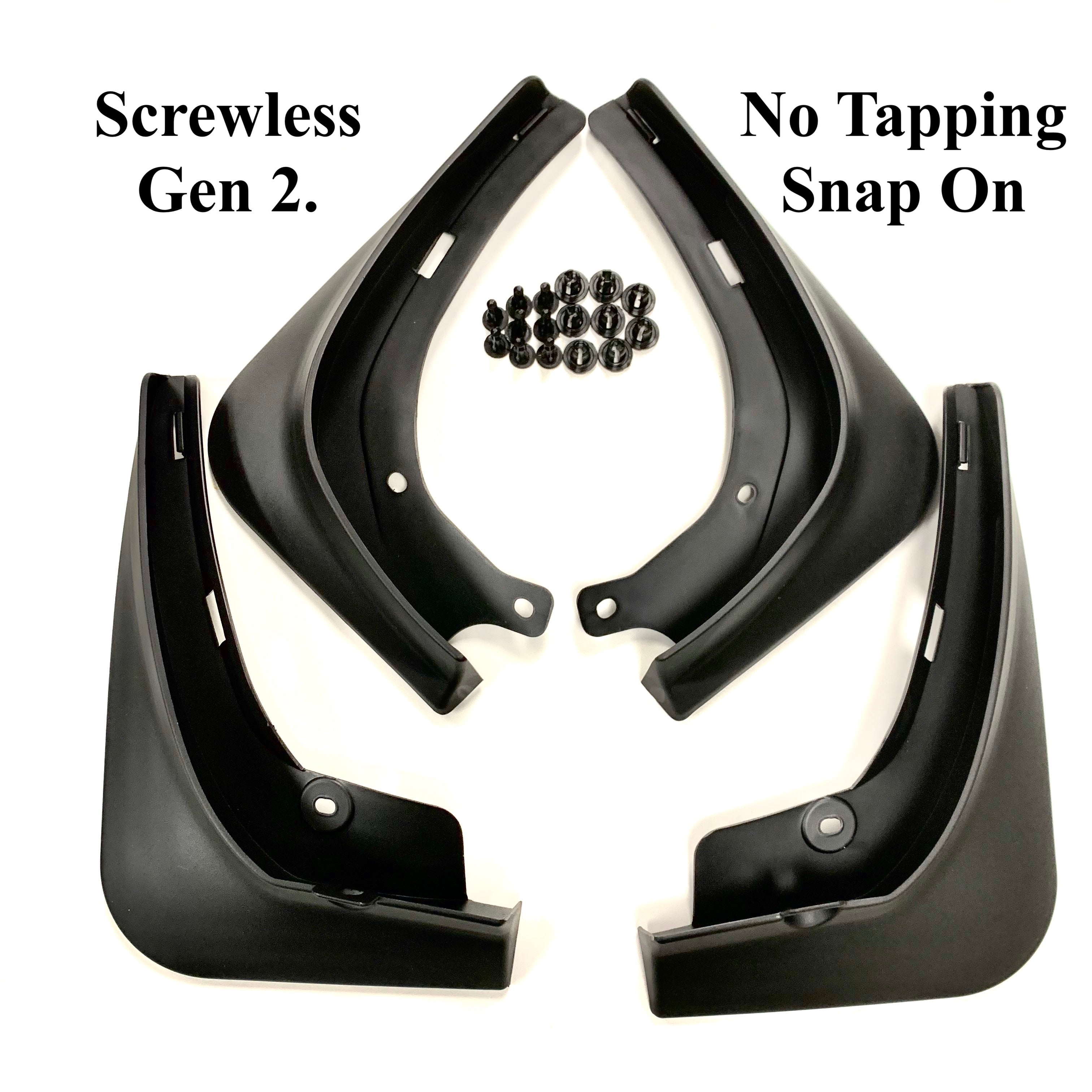 Model 3 Mud Flaps Screwless (Set of 4) – RPM TESLA Aftermarket Accessories