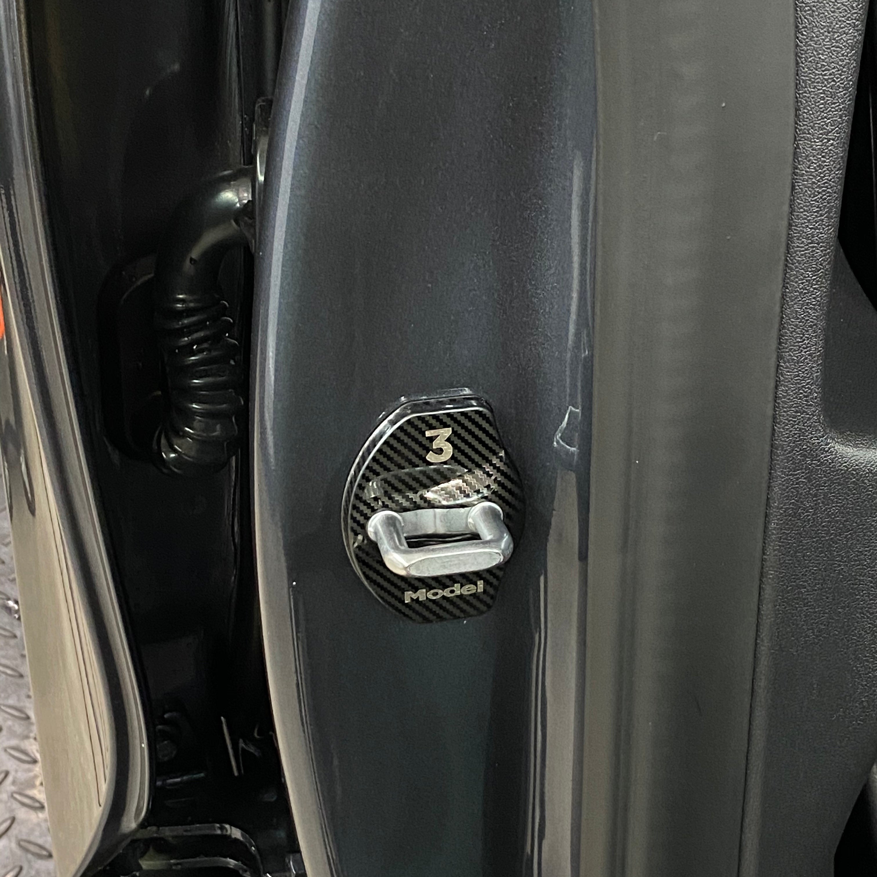 Model 3 & Y Door Latch Covers CF Coated (Set of 4) – RPM TESLA ...