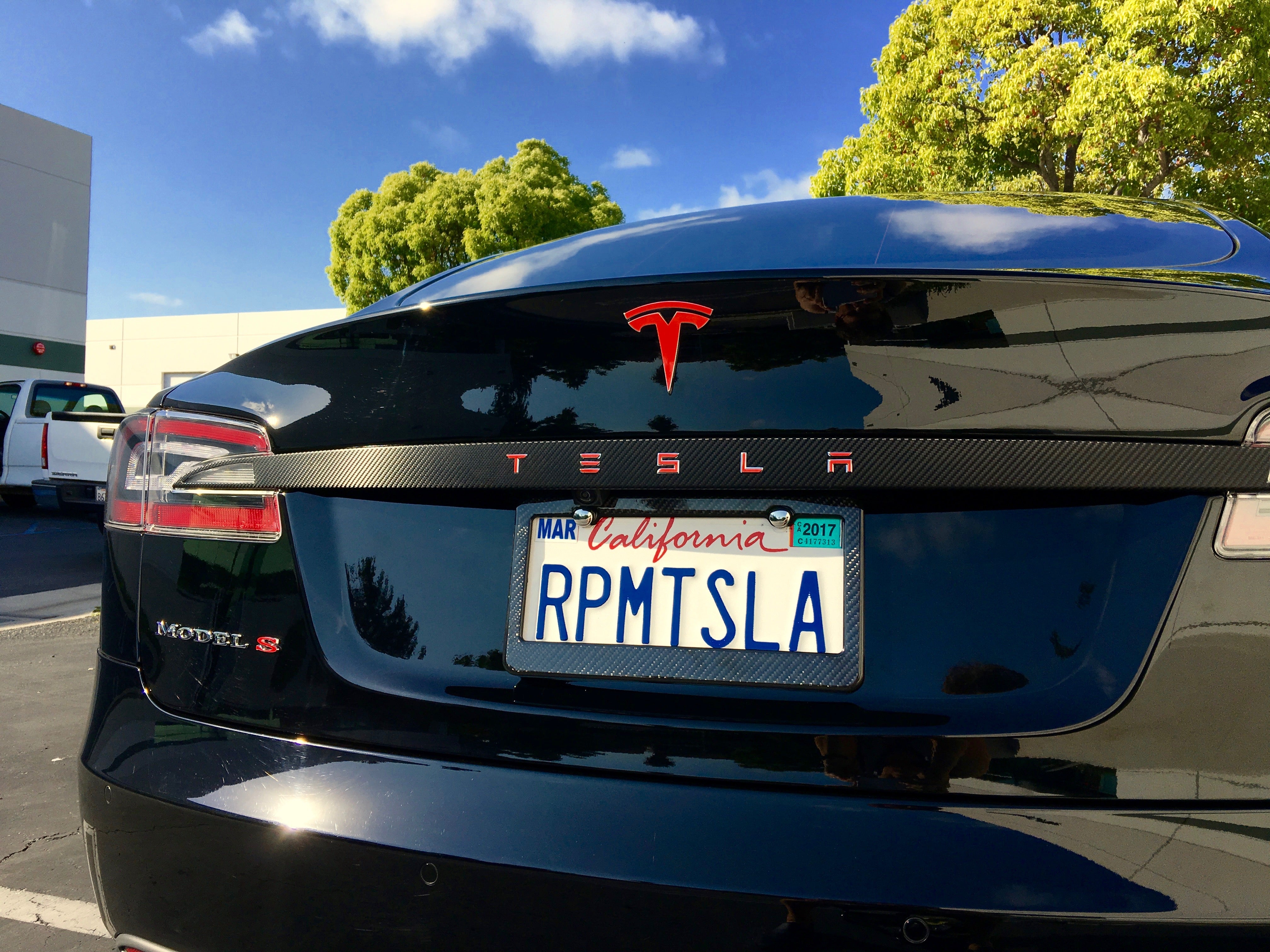Model S Tailgate Applique Vinyl Wrap - Variety* – RPM TESLA Aftermarket ...