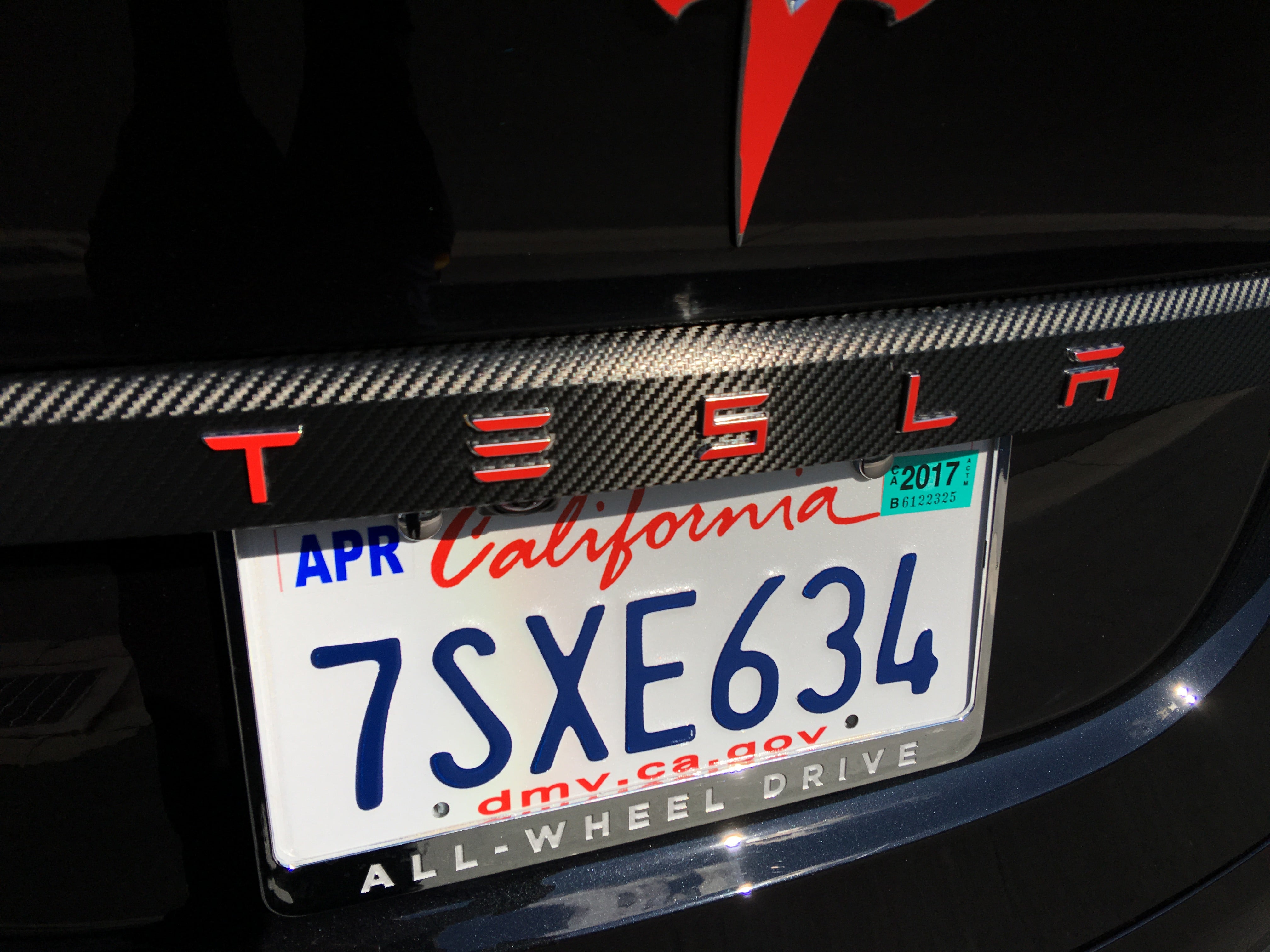 Model S & X Tailgate Applique TESLA Letters – RPM TESLA Aftermarket ...