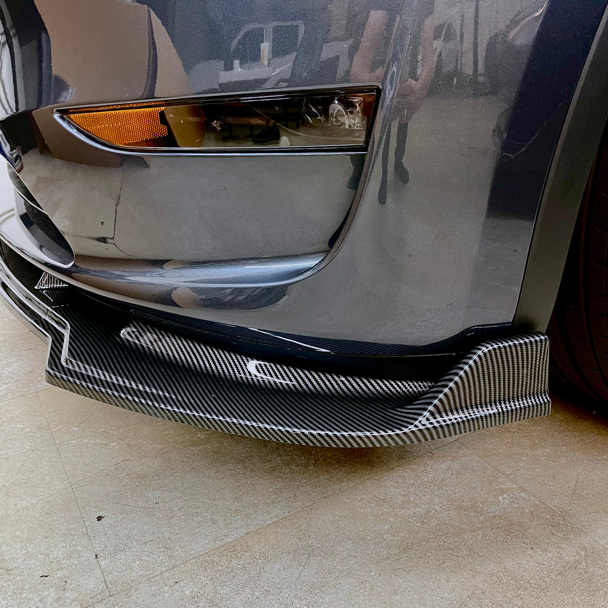 2020-2025 | Model Y Front Lip Spoiler ABS Plastic (3 Pieces) - Variety ...