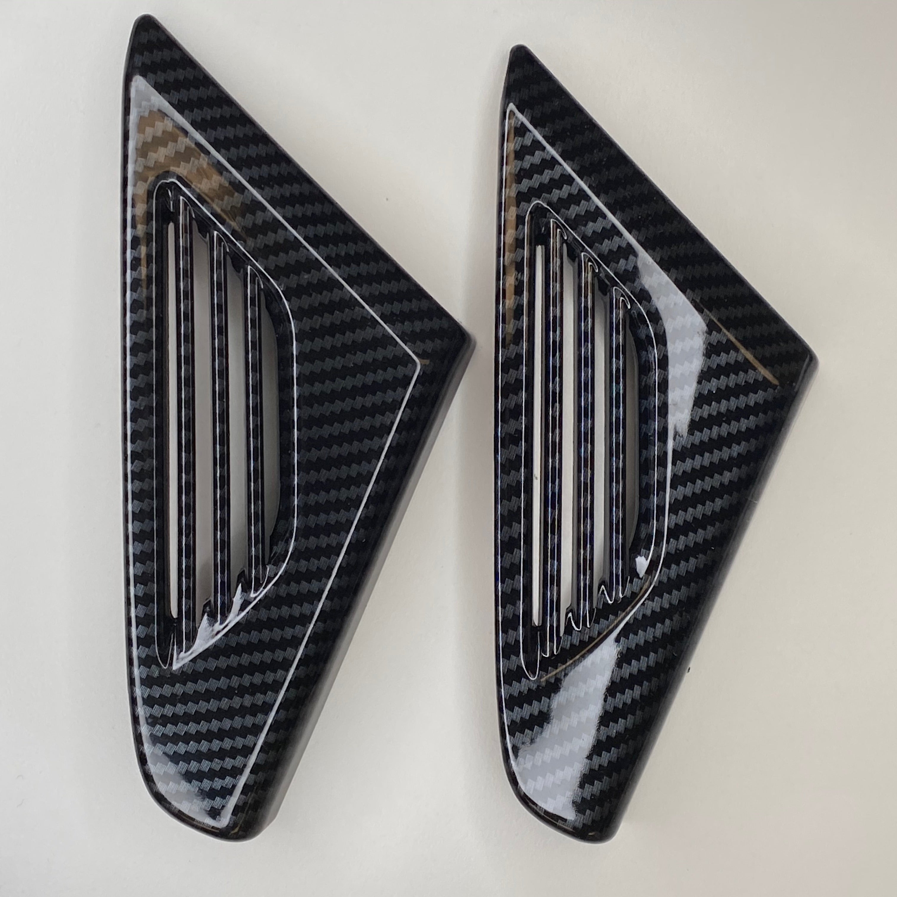 Model X Dash Side Vent Caps - Hydro Carbon Fiber Coated – RPM TESLA ...