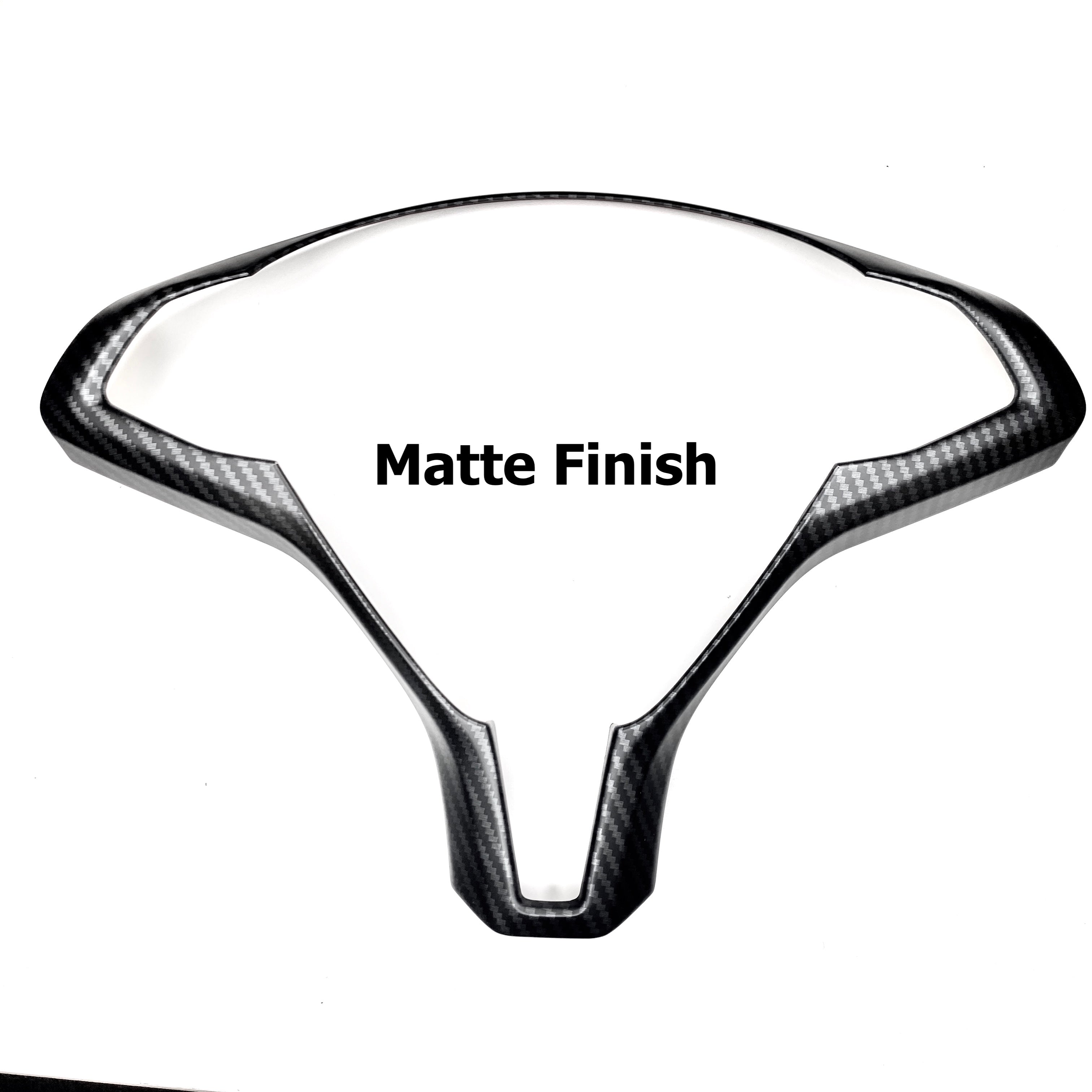 2012-2020 | Model S & X Steering Wheel Bezel Cap - Hydro Carbon Fiber ...
