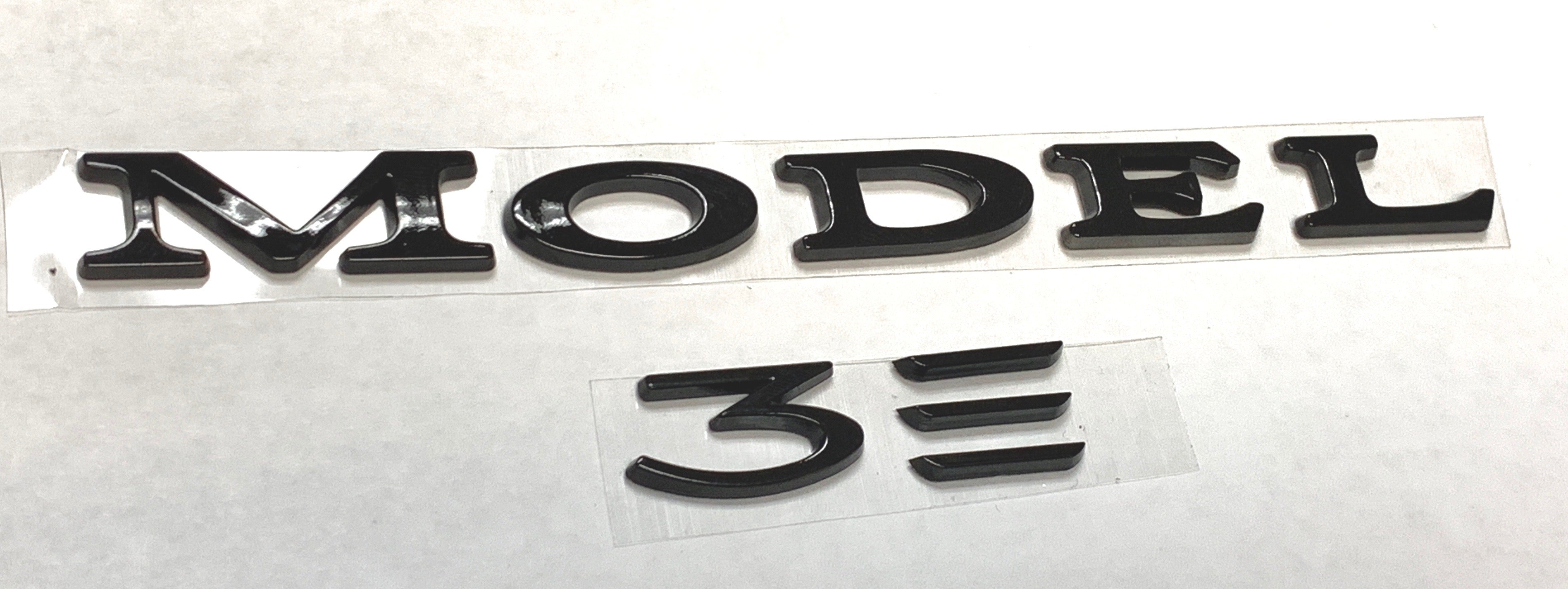 Model 3 Emblem Badges – RPM TESLA Aftermarket Accessories