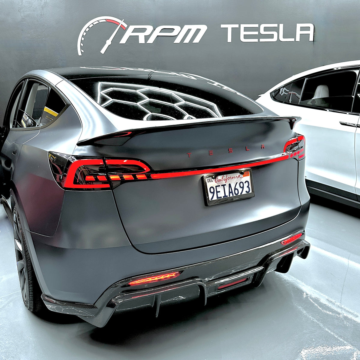 Model 3 & Y Knight-Rider Gen. 2 LED Tail Lights & Trunk Light Bar (5 P ...