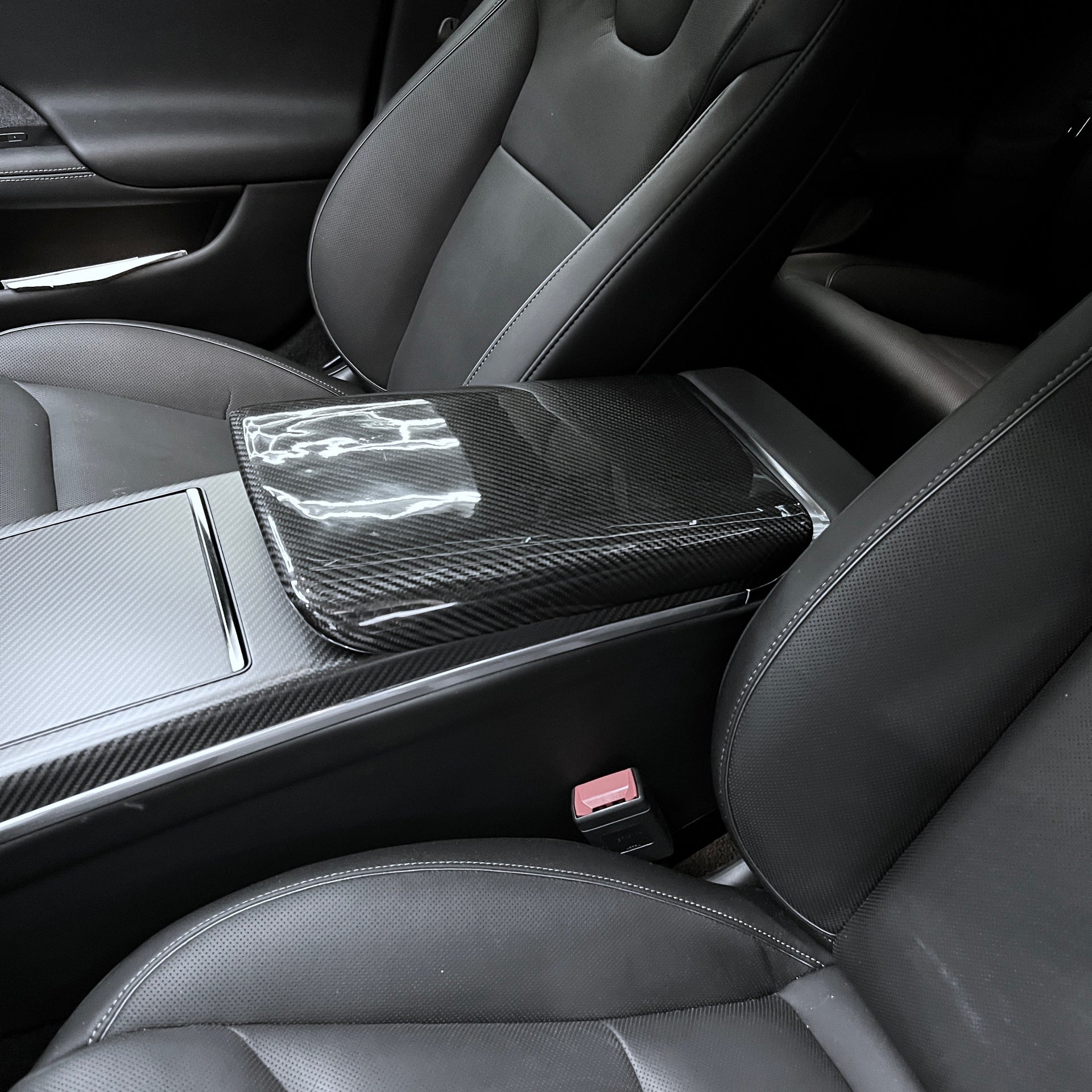 Clear Bra Wrap Cover for our Model S & X Carbon Fiber Armrest Overlay ...