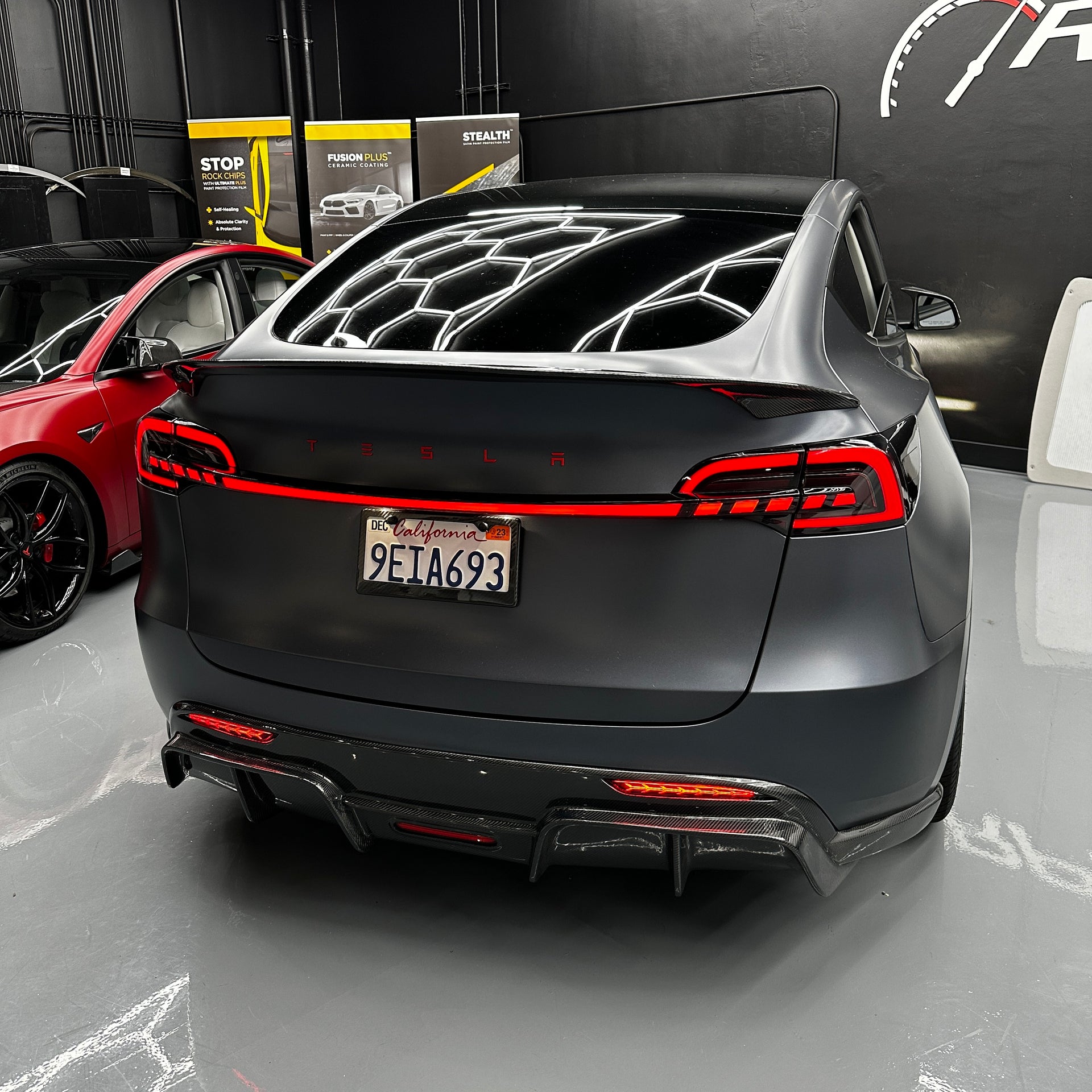 Model 3 & Y Knight-Rider Gen. 2 LED Tail Lights & Trunk Light Bar (5 P ...