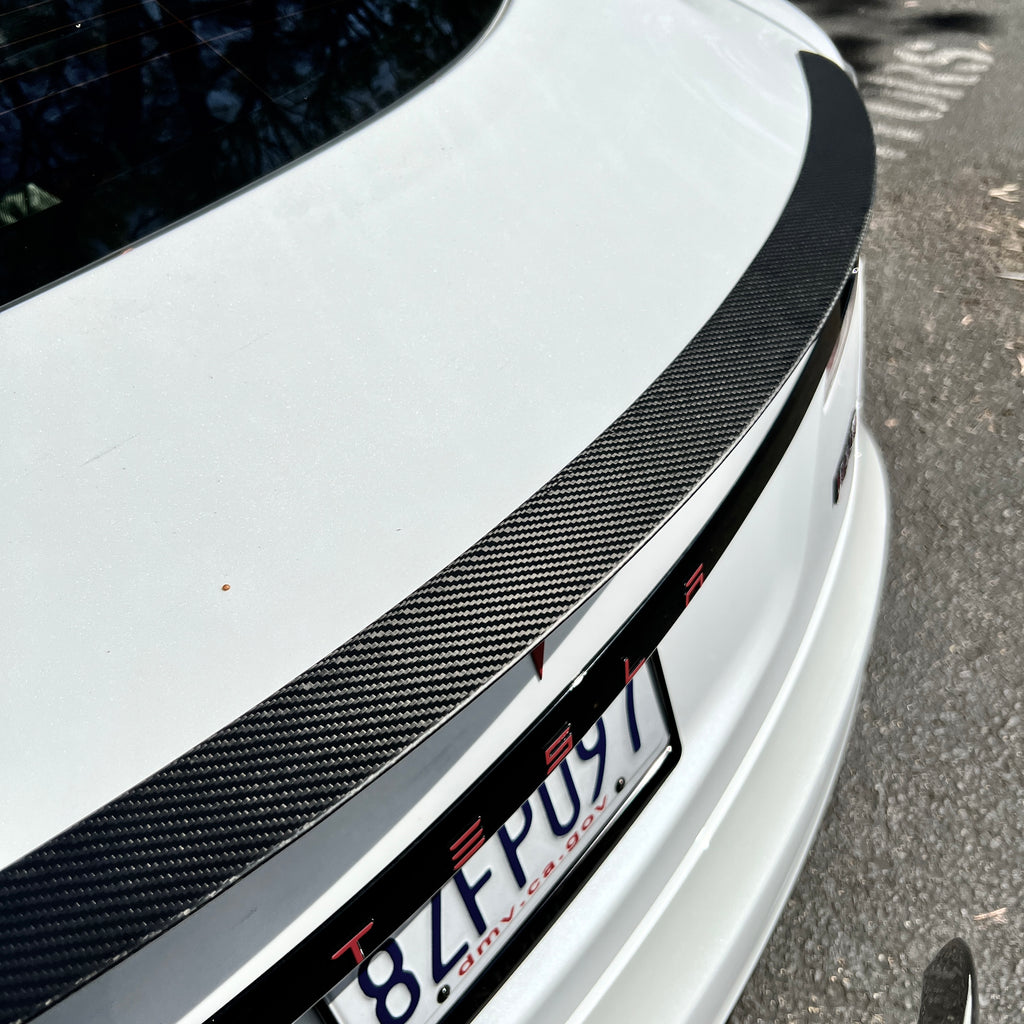 Model S Plaid Performance Spoiler - Real Molded Carbon Fiber – RPM ...