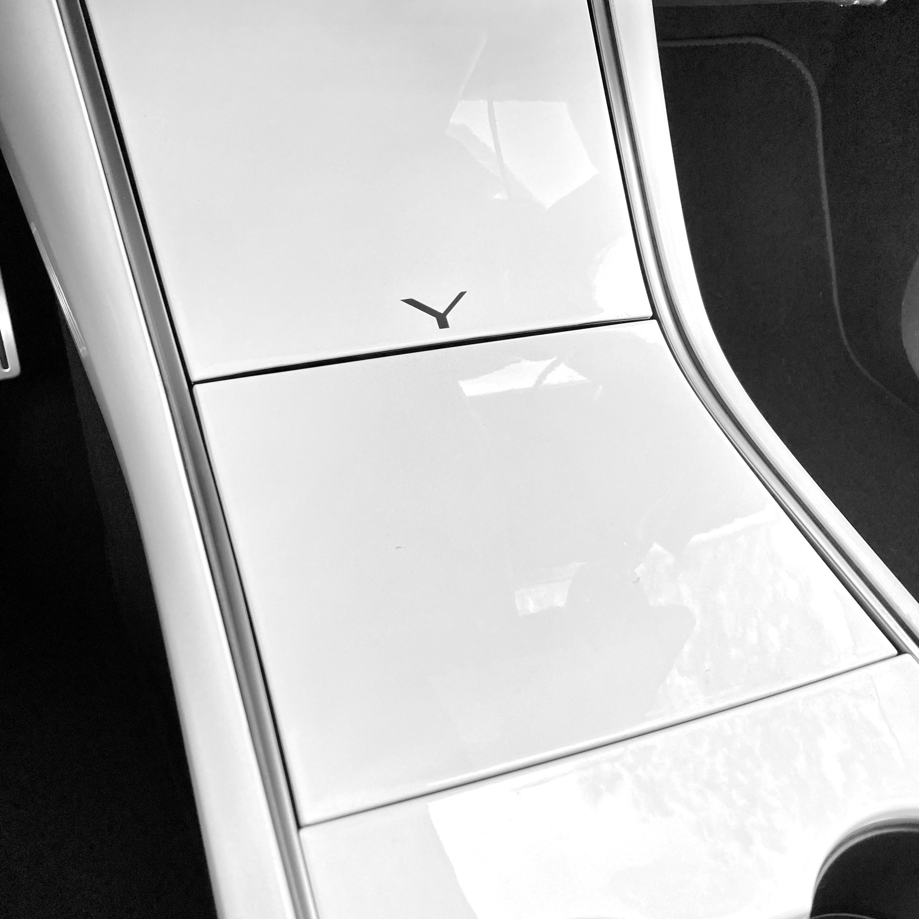 Model 3 & Y Center Console Cap ABS (Gen. 1) - White Pearl Painted – RPM ...