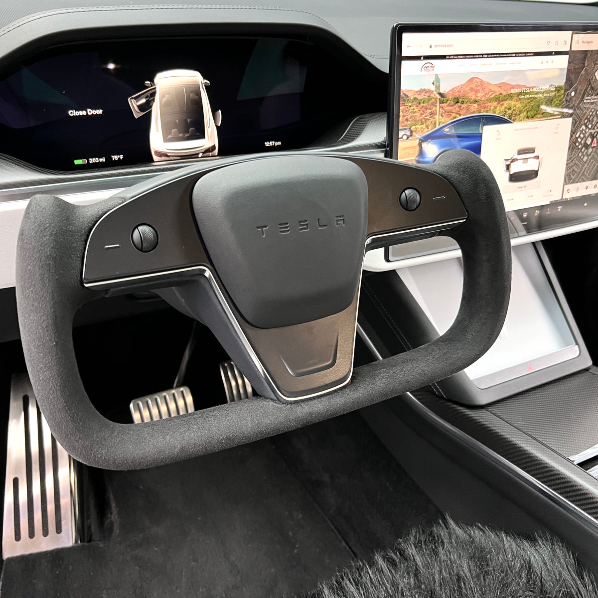 2021-2024 | Model S & X Yoke Steering Wheel Upgrade, TESLA Factory Ori ...