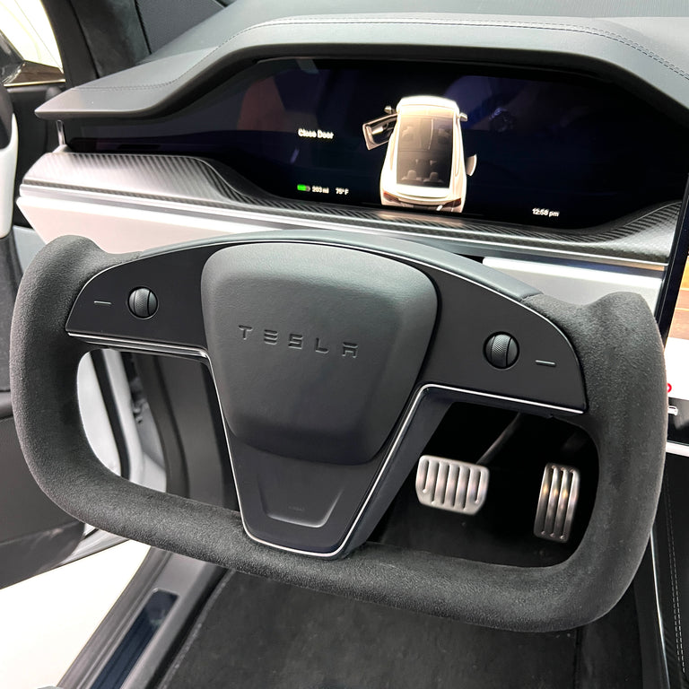 2021-2024 | Model S & X Yoke Steering Wheel Upgrade, TESLA Factory Ori ...