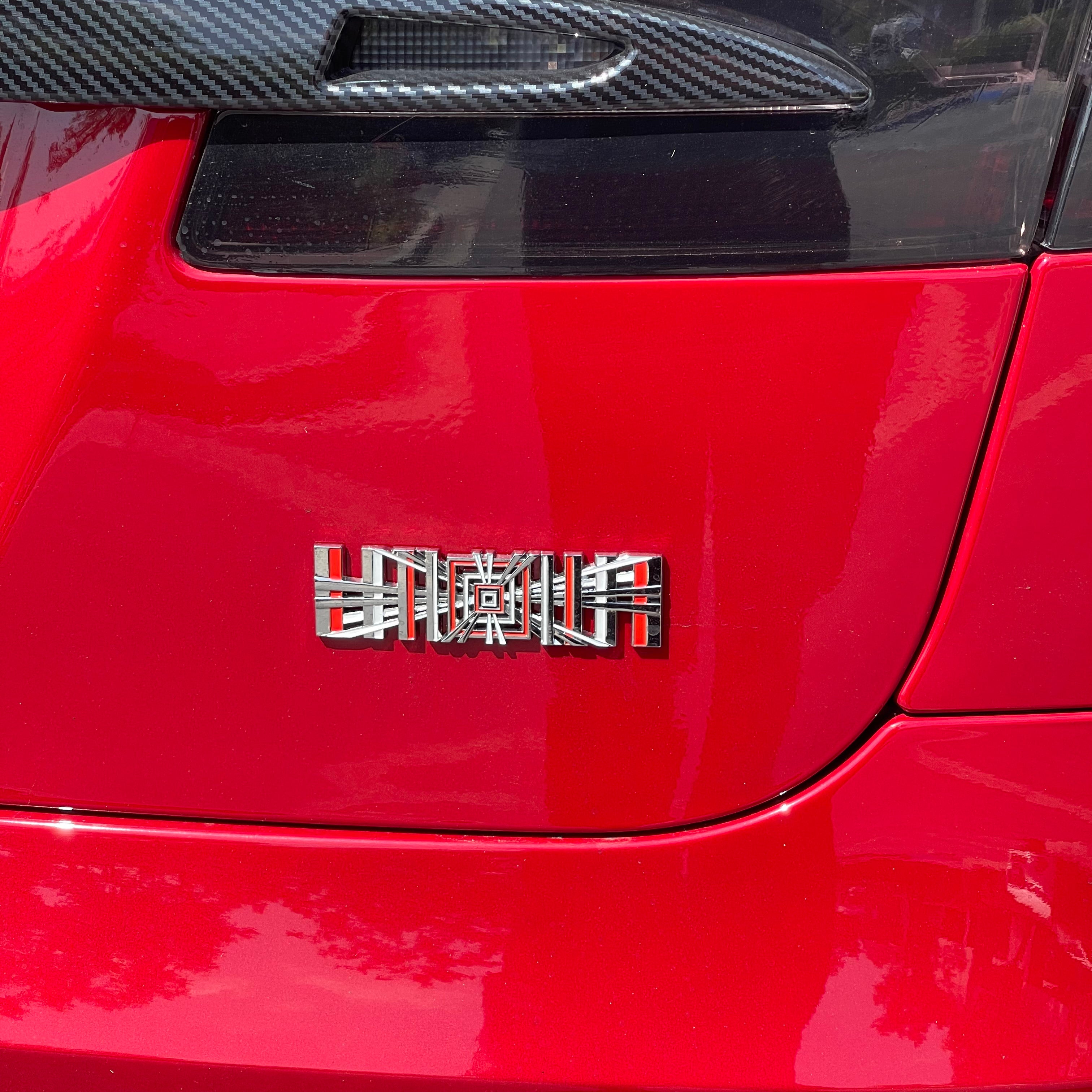 Tesla Plaid Spaceballs Tribute, Die-Cast Aluminum Badge Trunk Emblem ...