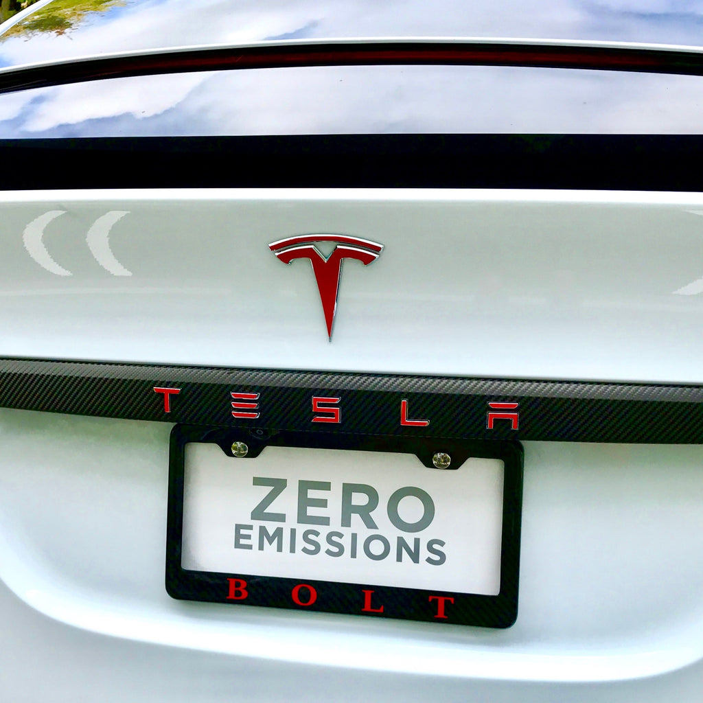 Model S & X Tailgate Applique TESLA Letters – RPM TESLA Aftermarket ...