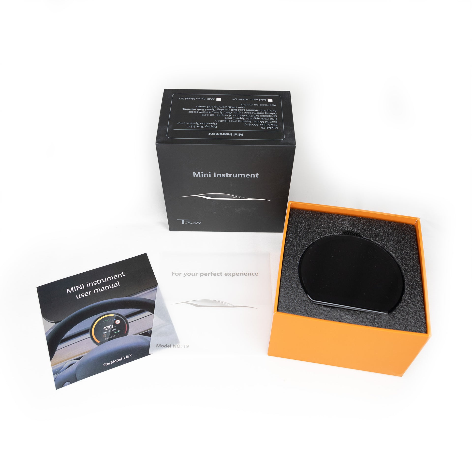 2017-2023 | Model 3 & Y Dashboard Round Cluster Display - Mini Style ...