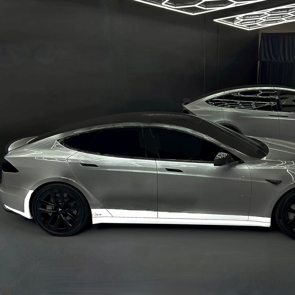 S 2021+ | Model S Lower Door & Rocker Panel Paint Protection Kit - Cle ...