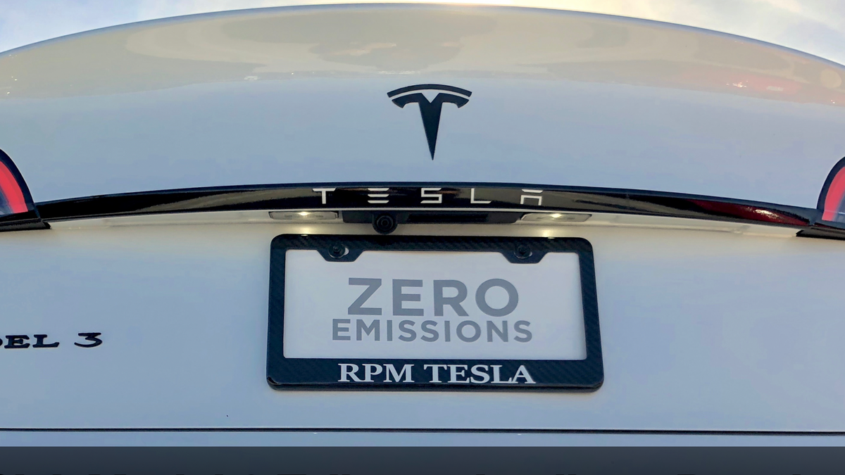Model 3 Tailgate Applique' Vinyl Strip Accent – RPM TESLA Aftermarket ...