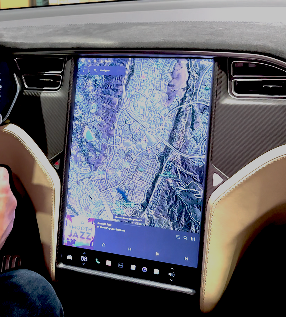 2012-2020 | Model S & X Display Screen Bezel Overlay - Real Molded Car ...